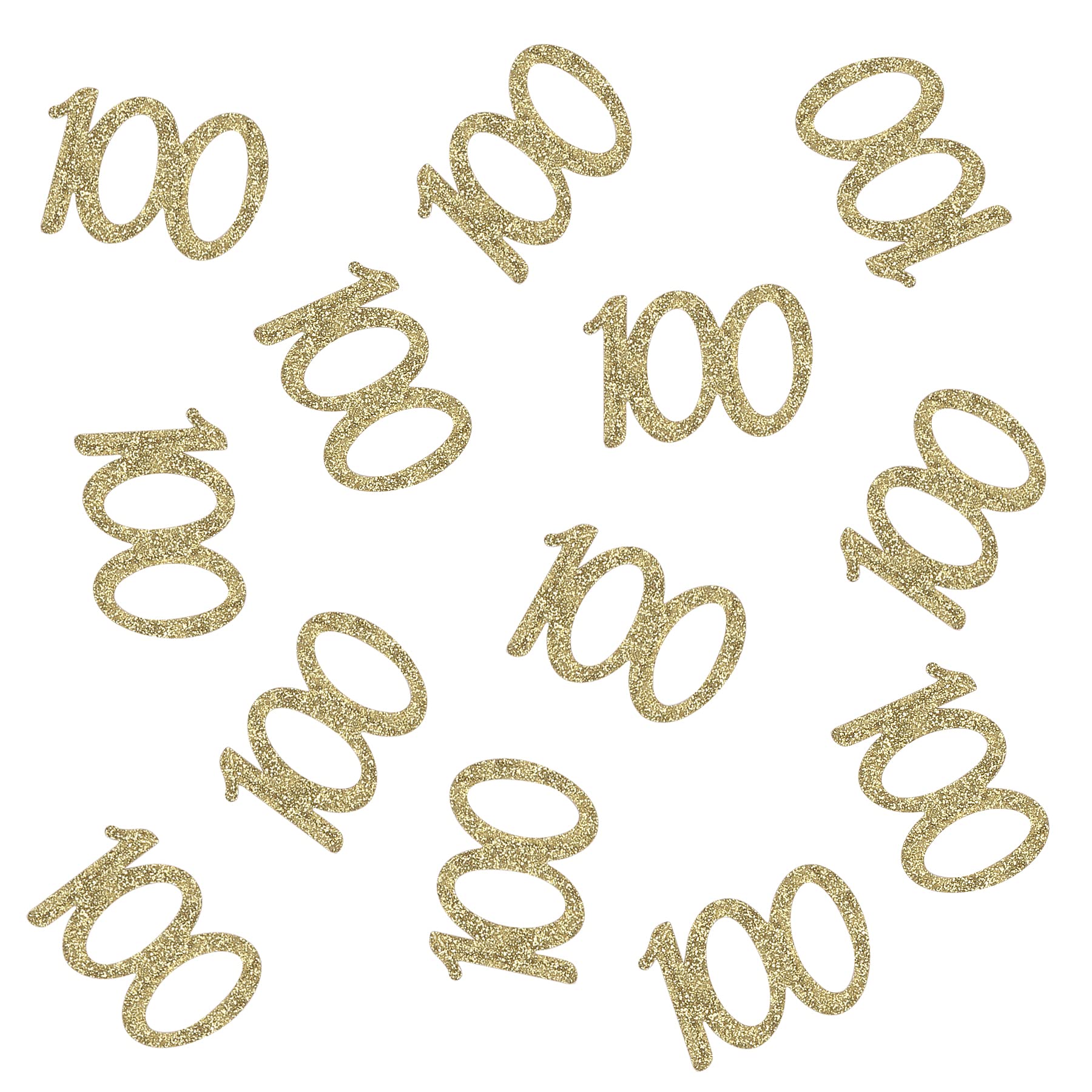 Amazon.com: Number 100 Table Confetti for Baby's 100th Days Party Paper ...