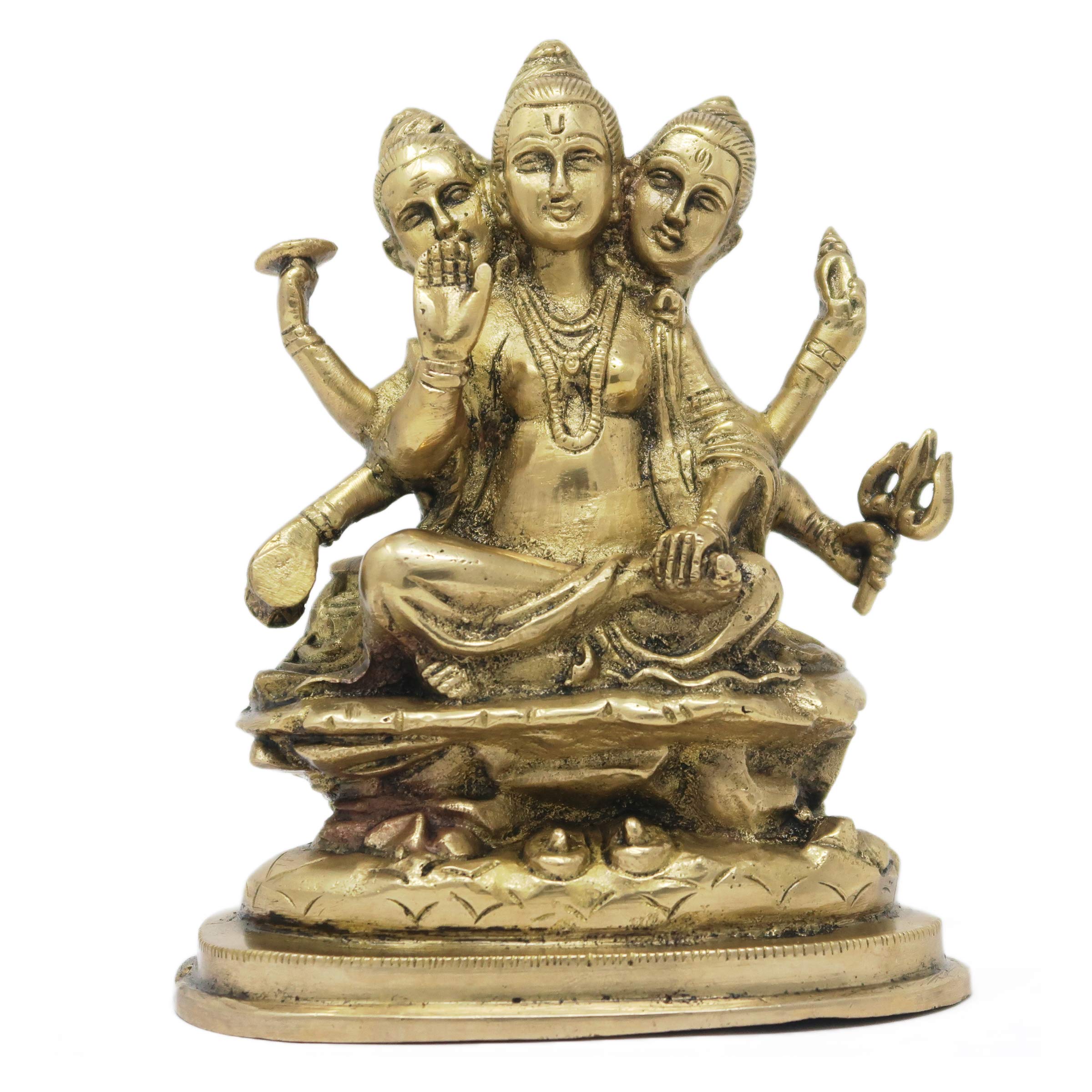 Brahma Vishnu Shiva Statue Brahma, Vishnu And Shiva, 8th Century A.D.