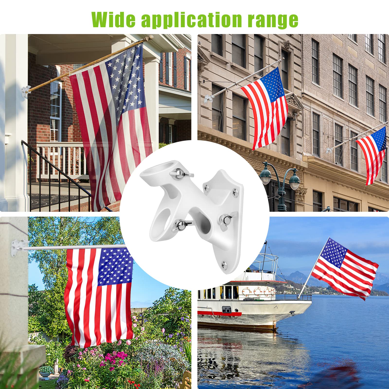 Large Metal Flag Holders Wakeboard Tower Flag Holder | Big Air | Wake