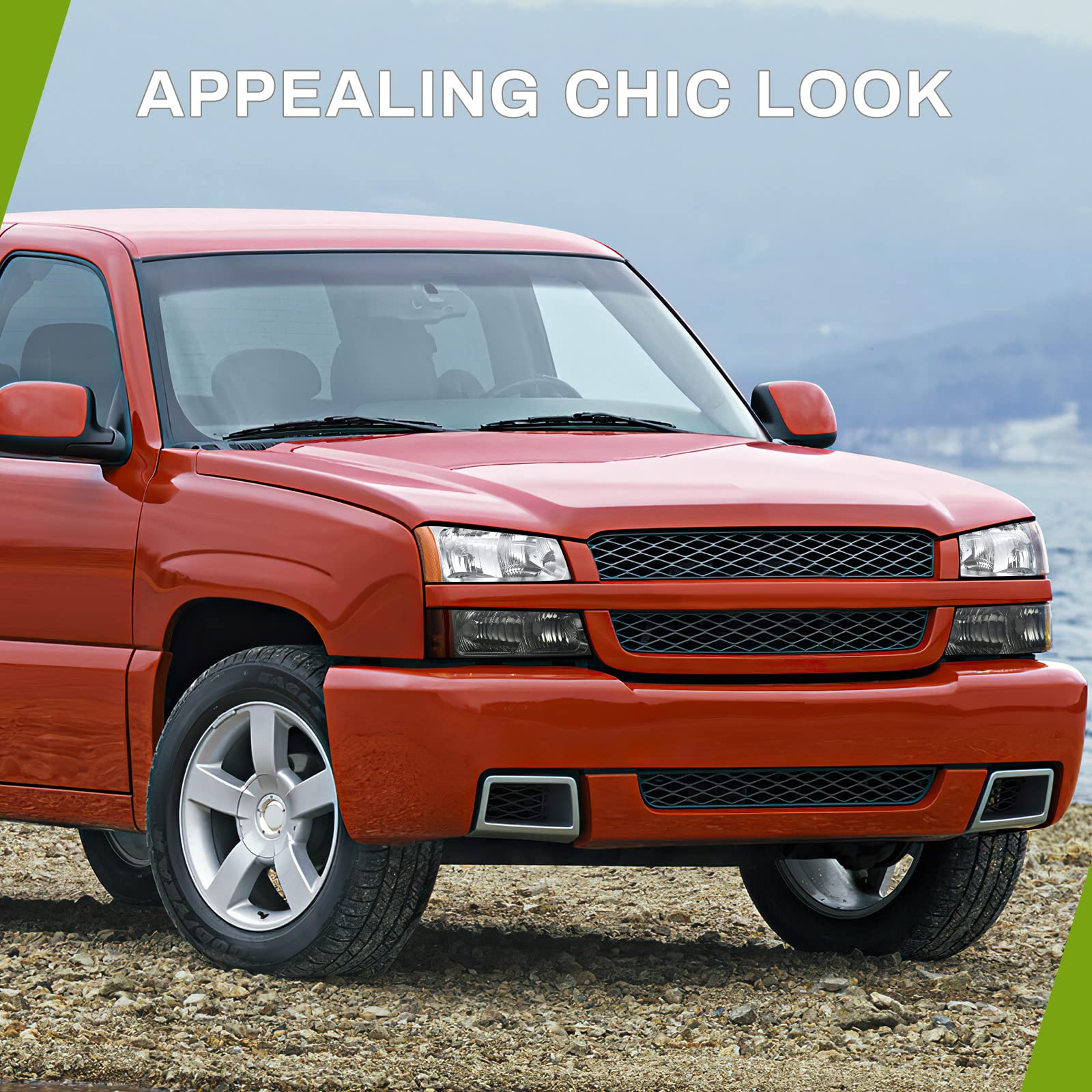 AUTOSAVER88 Headlights Assembly Compatible with 2003-2006 Chevy ...