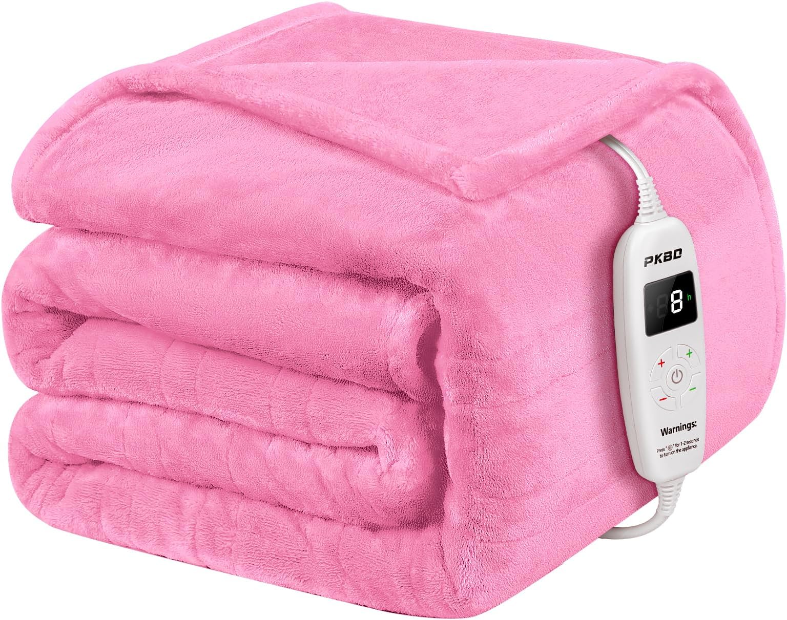 Amazon.com: 50"×60" Heated Blanket Electric Throw,10 Fast Heating ...