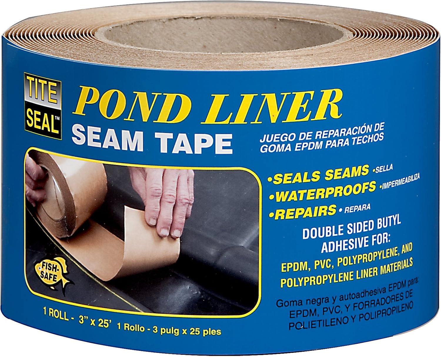 Tite Seal PLST325 Self Adhesive Double Sided Butyl Pond Seam Tape 3 tite-seal-plst325-self-adhesive-double-sided-butyl-pond-seam-tape-3