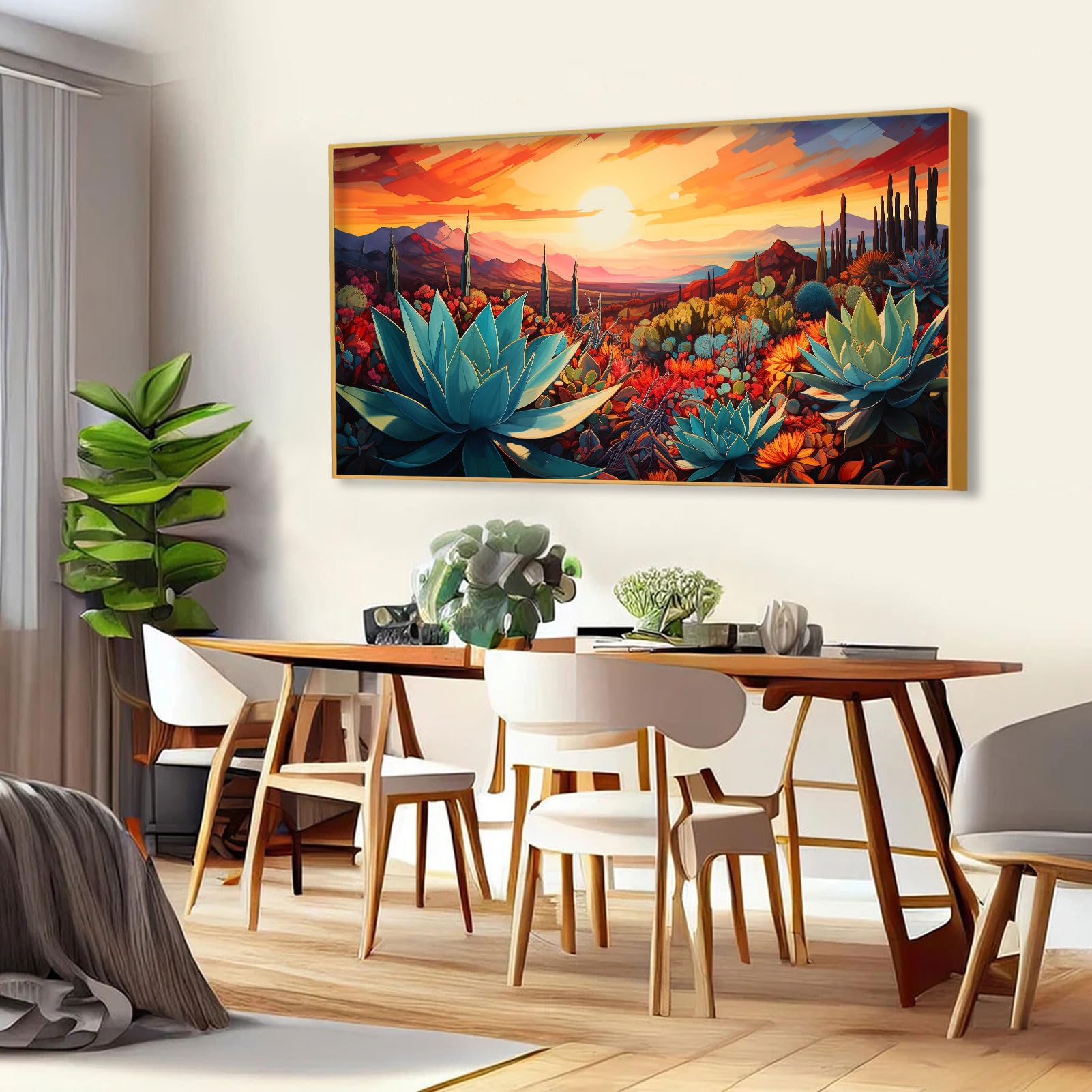 Amazon.com: Agave Canvas Wall Art, Agave Pictures Wall Art, Agave Plant ...