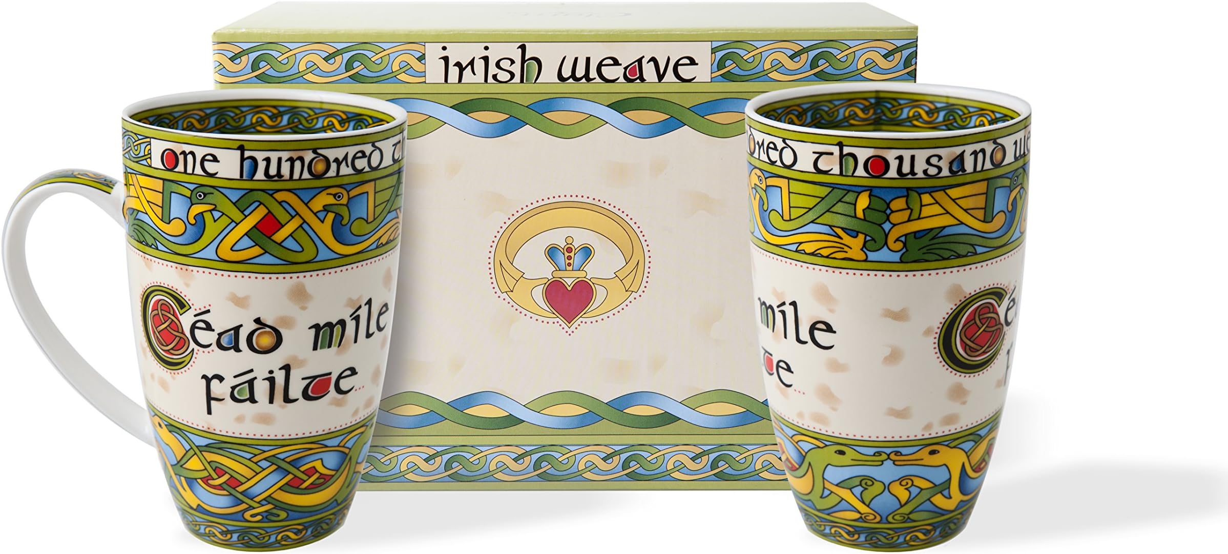 Amazon.com: Irish Harp bone china mug - Irish gift designed in Galway ...