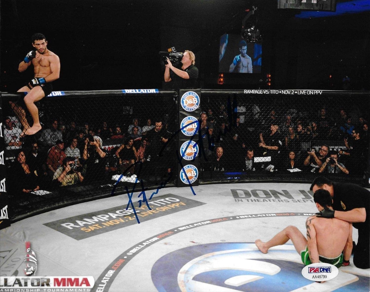 Patricio Pitbull Freire Signed Bellator MMA 8x10 Photo COA Autograph ...