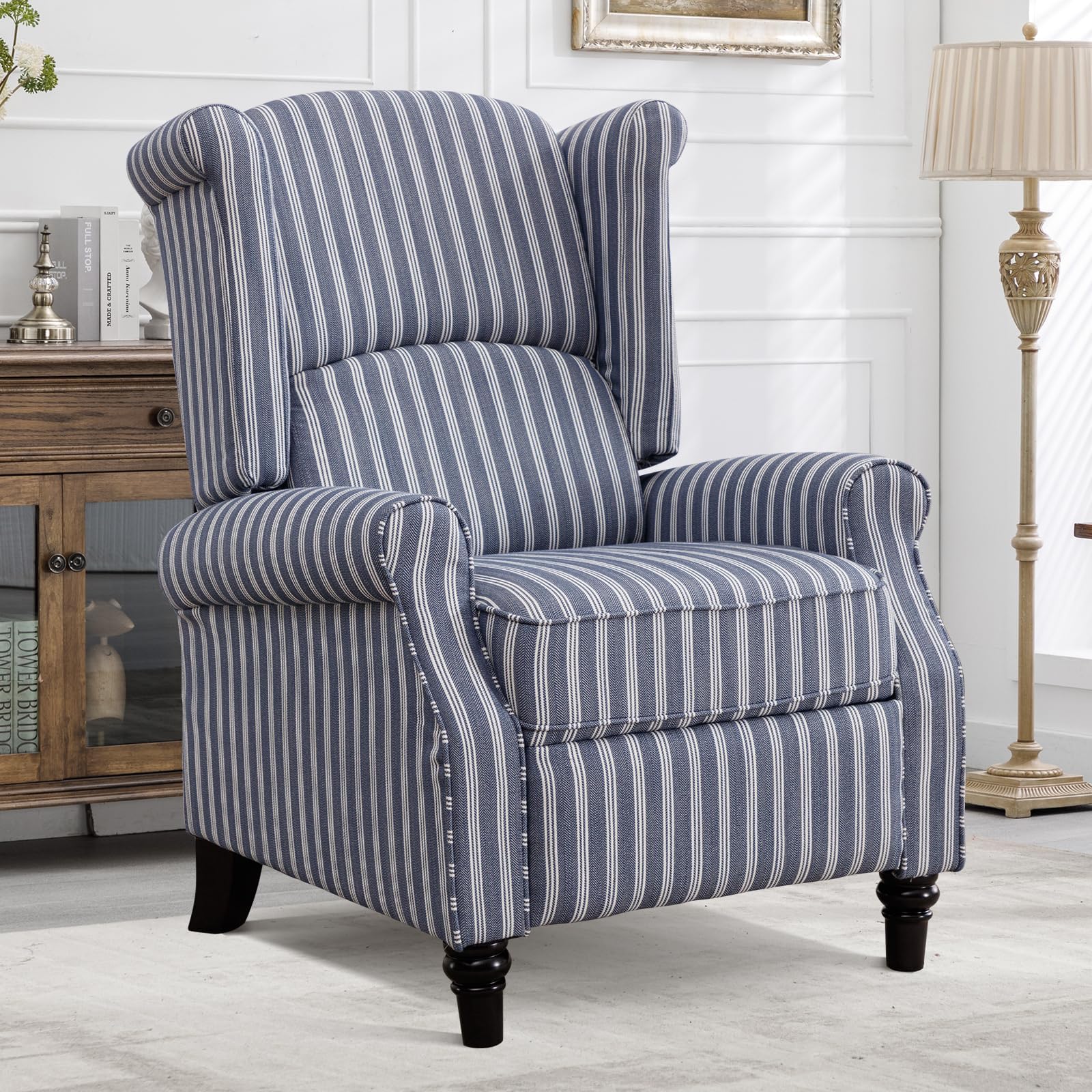 Amazon.com: Bonzy Home Modern Wingback Living Room Recliner Chair for ...