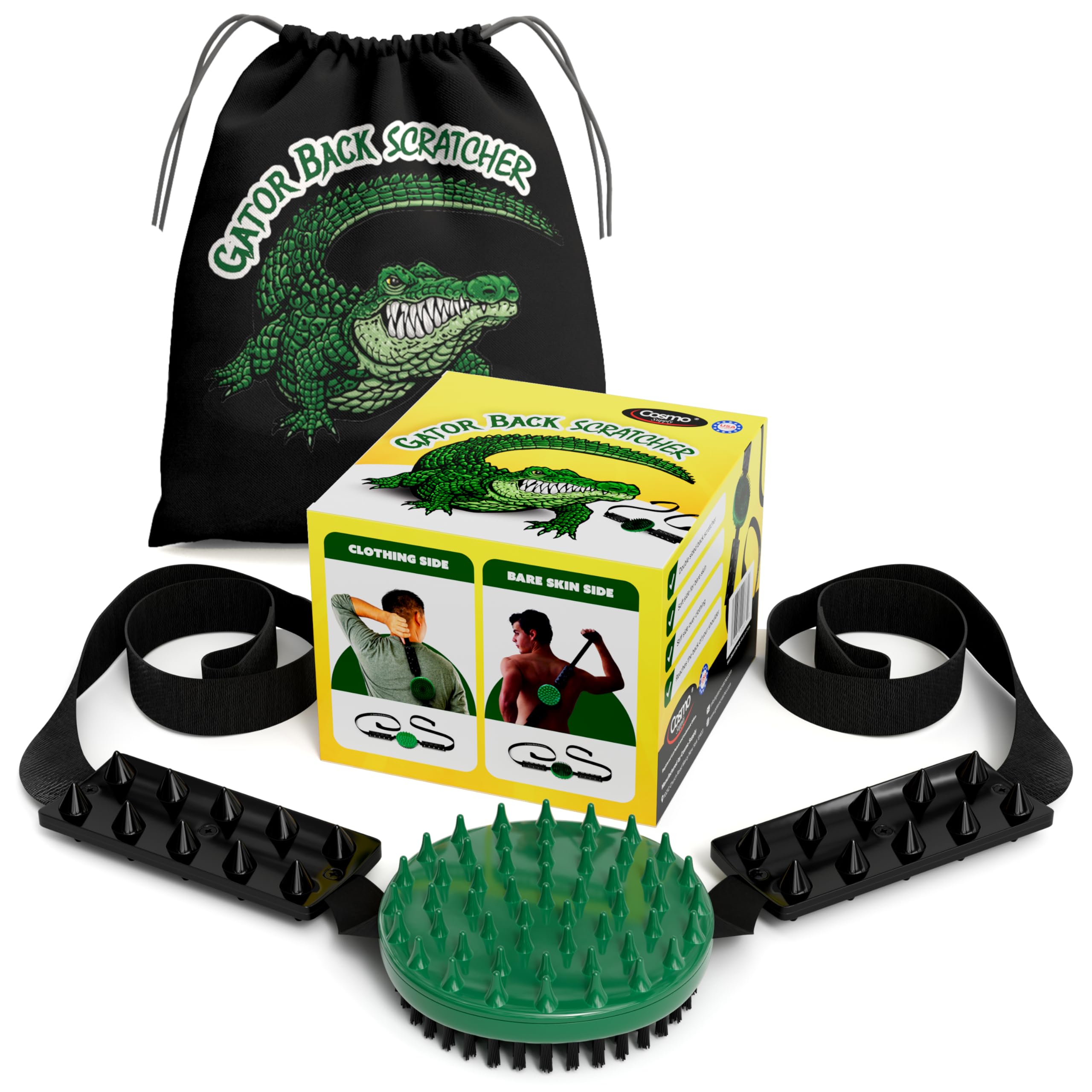 Amazon.com: Back Scratcher for men with strap Double Sided Great for ...