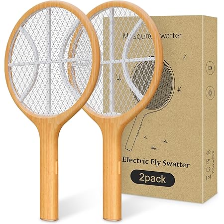 Amazon.com : Endbug 2 Pack Electric Fly Swatter & Handheld Bug Zapper ...