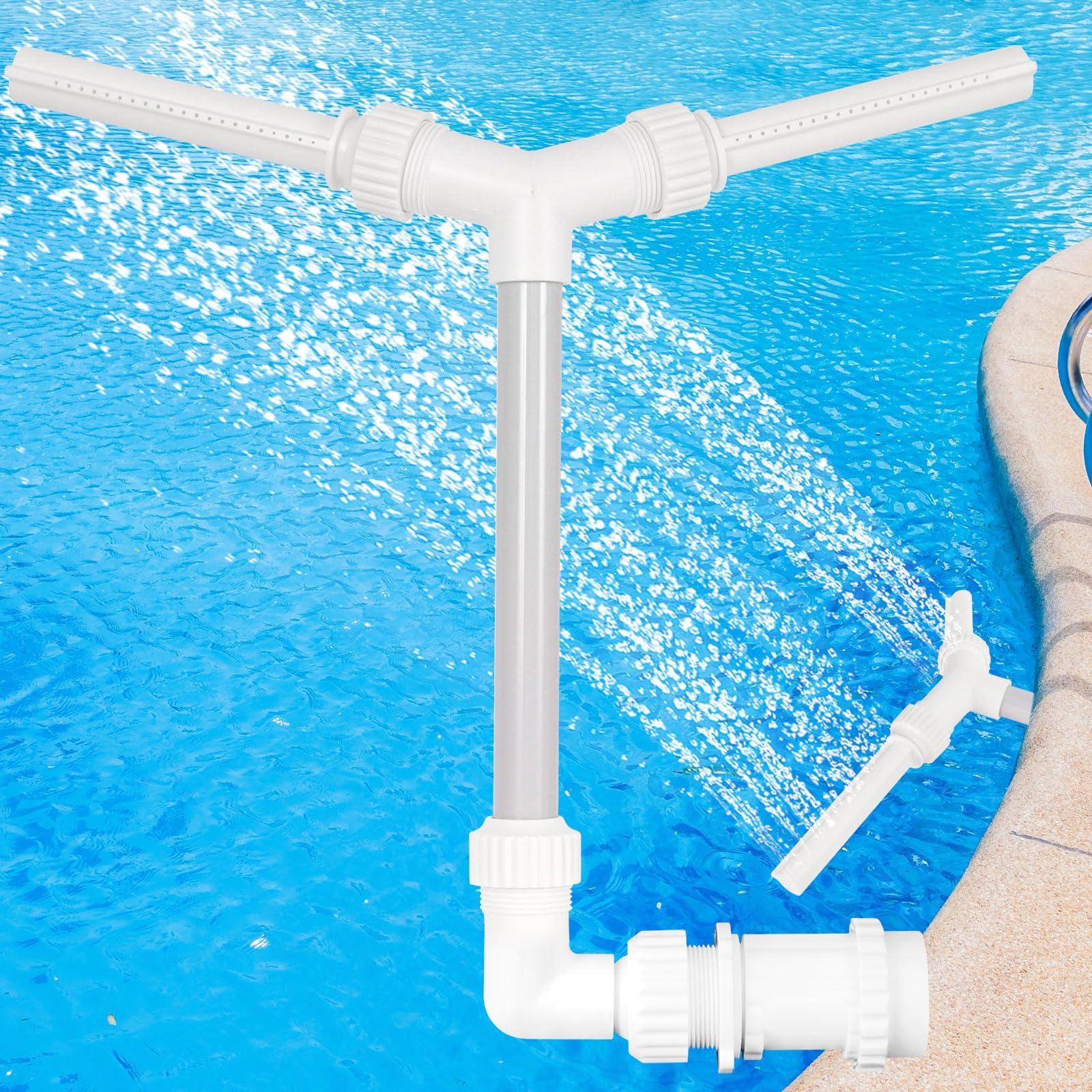 Amazon.com : Kompoll Pool Fountain Above Swimming Pools, Adjustable ...