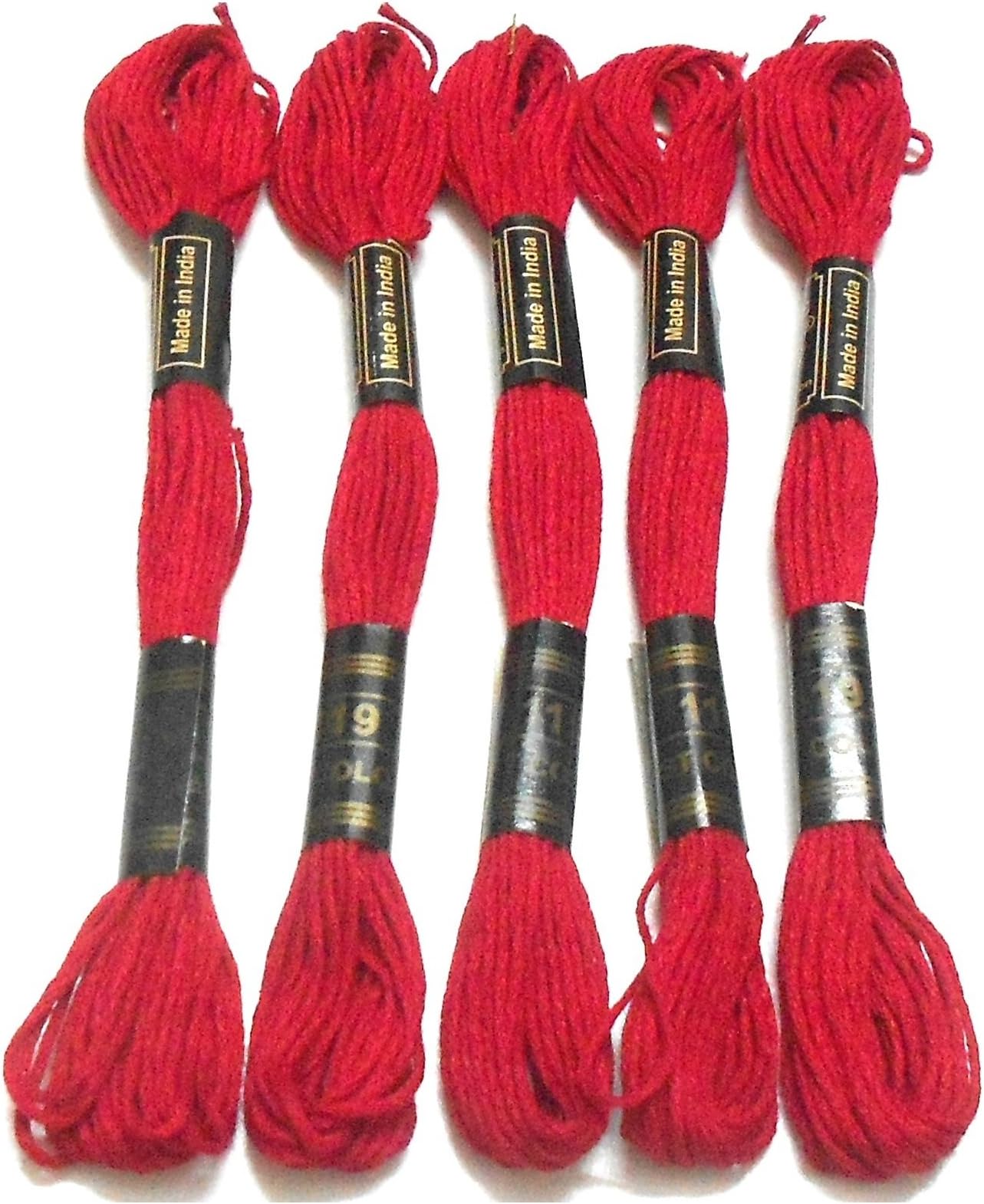 Amazon.com: DMC Stranded Cotton Embroidery Thread 321 - per skein ...