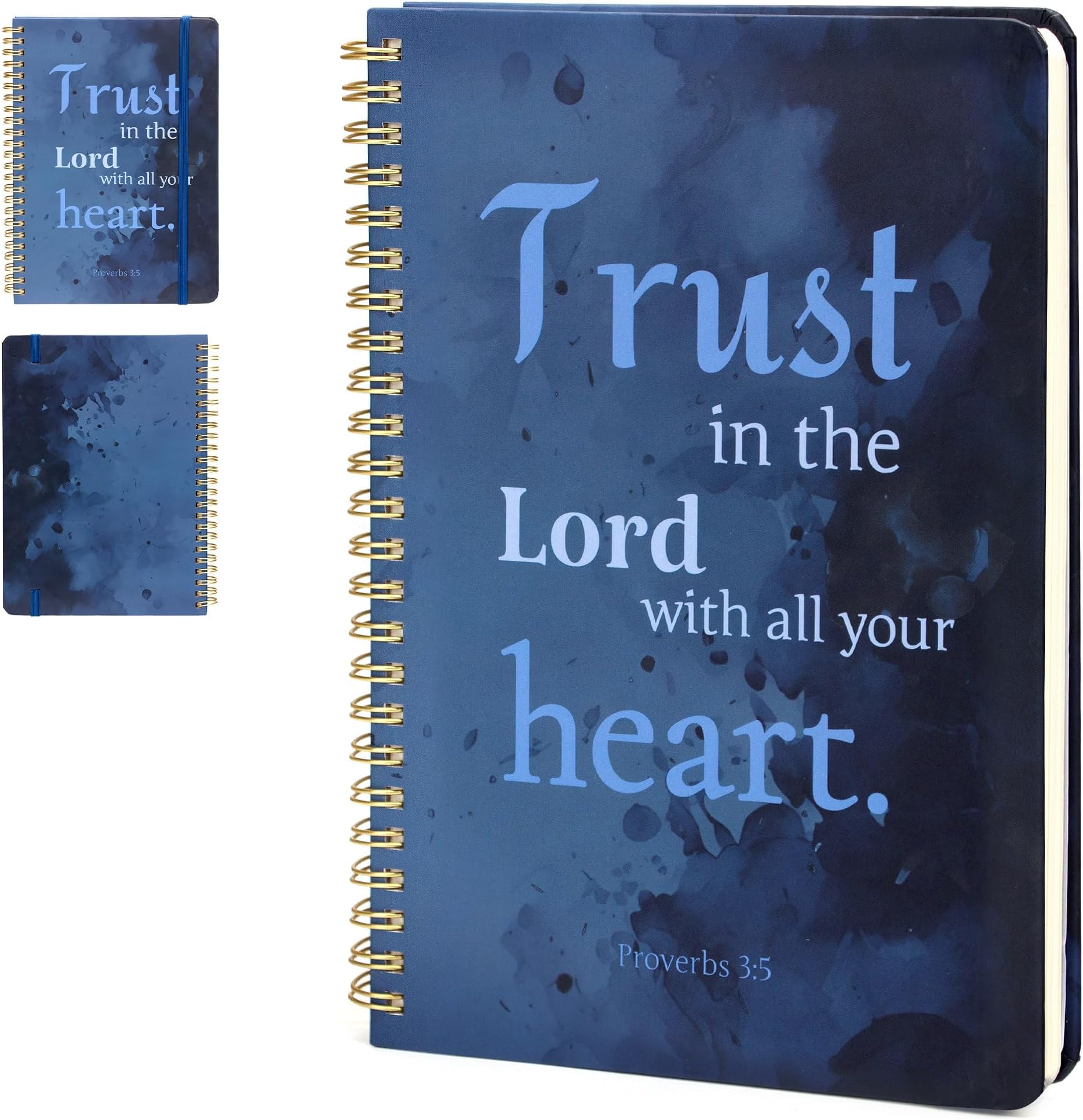 Amazon.com : AmorBeBe Spiral Notebook Lined for Women & Men, 100 GSM ...