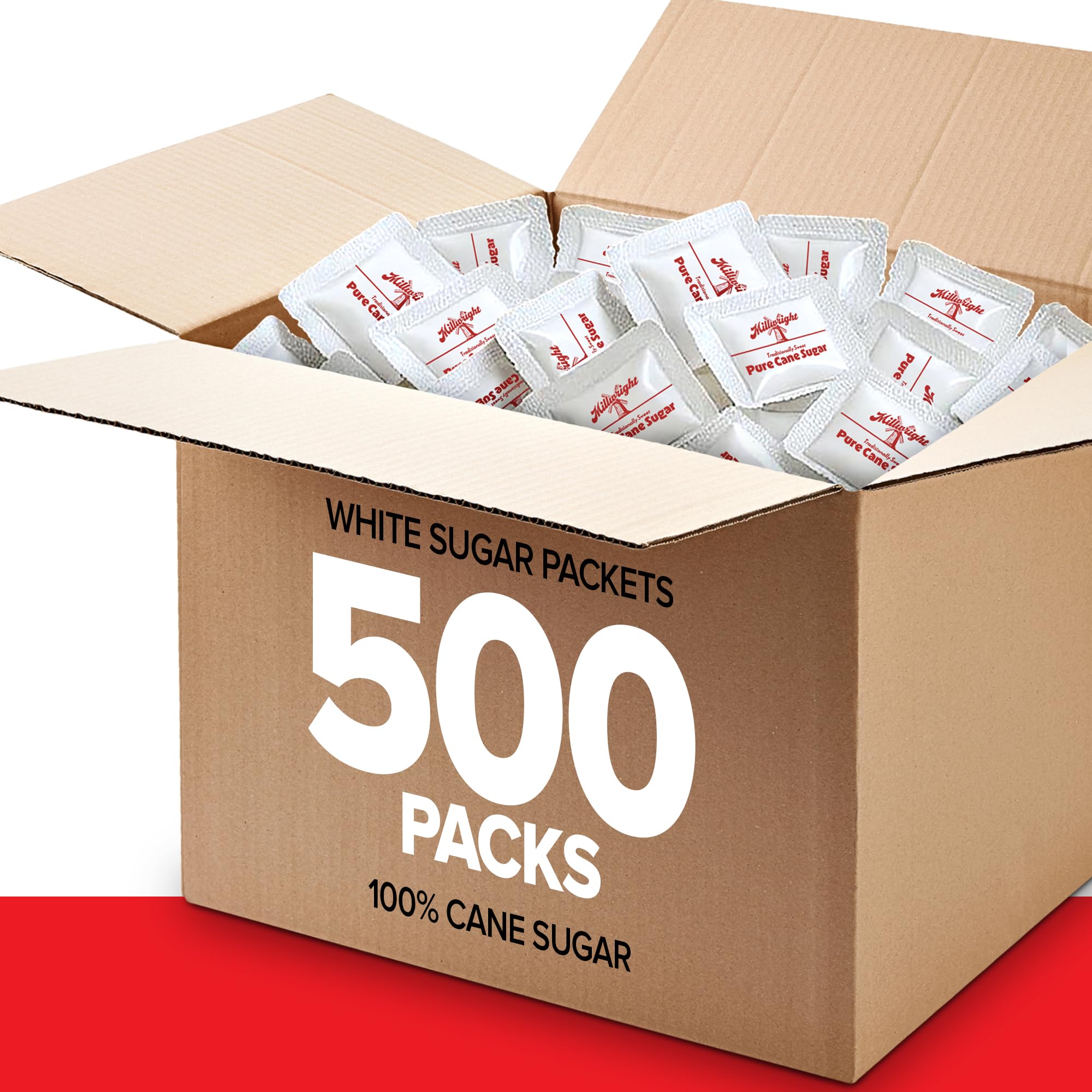 Snapklik.com : Bulk Sugar Packets, 500 Count - Individual Servings Of ...
