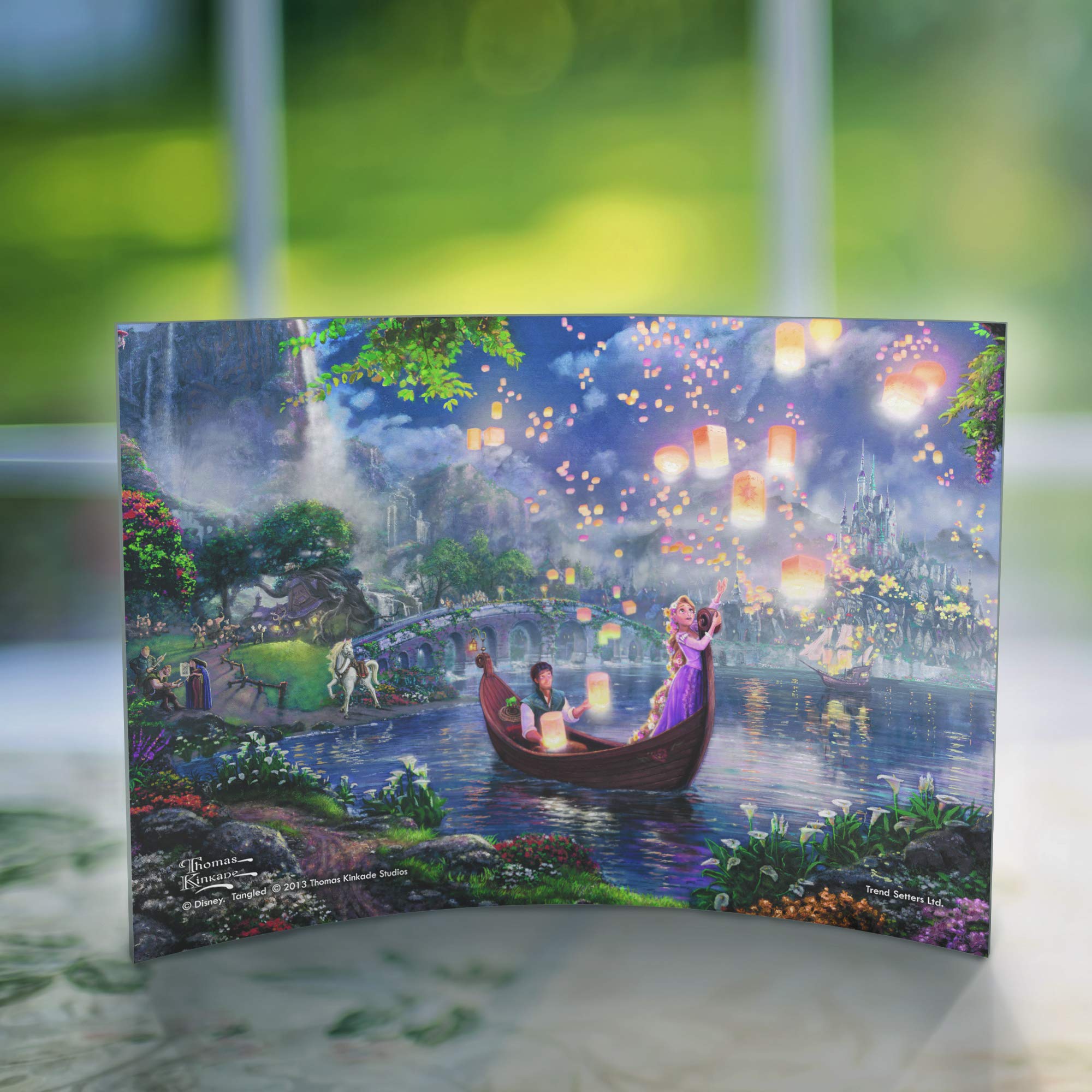 Thomas Kinkade Disney Paintings Tangled