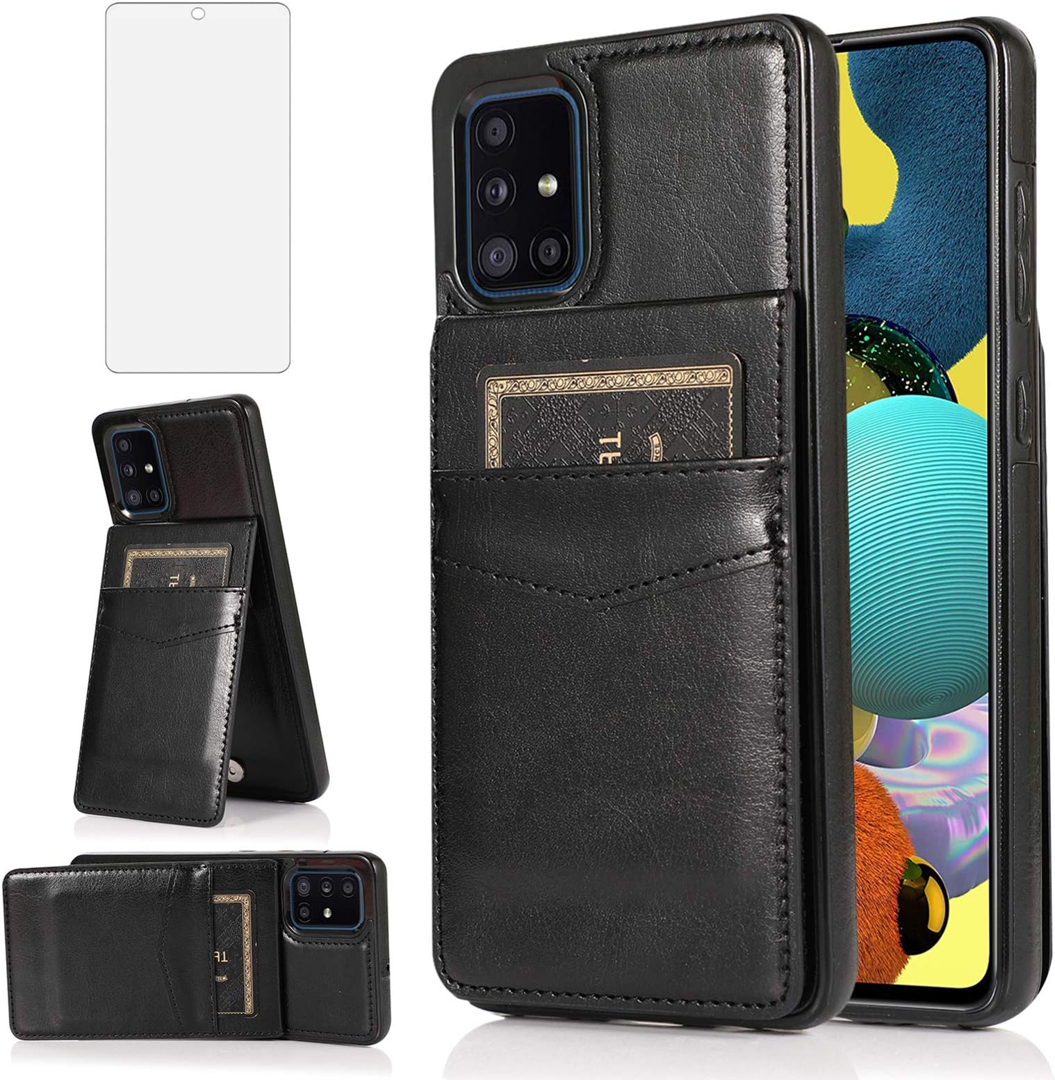 Amazon.com: Asuwish Phone Case for Samsung Galaxy A71 5G with Tempered ...