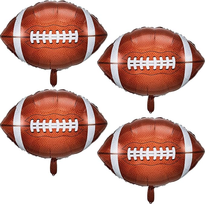 Amazon.com: Skylety Football Balloons Football Rugby Shaped Aluminum ...