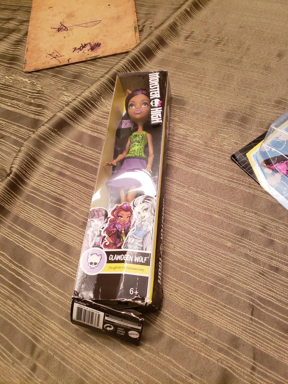 Amazon.com: MONSTER HIGH CLAWDEEN WOLF DOLL : Toys & Games