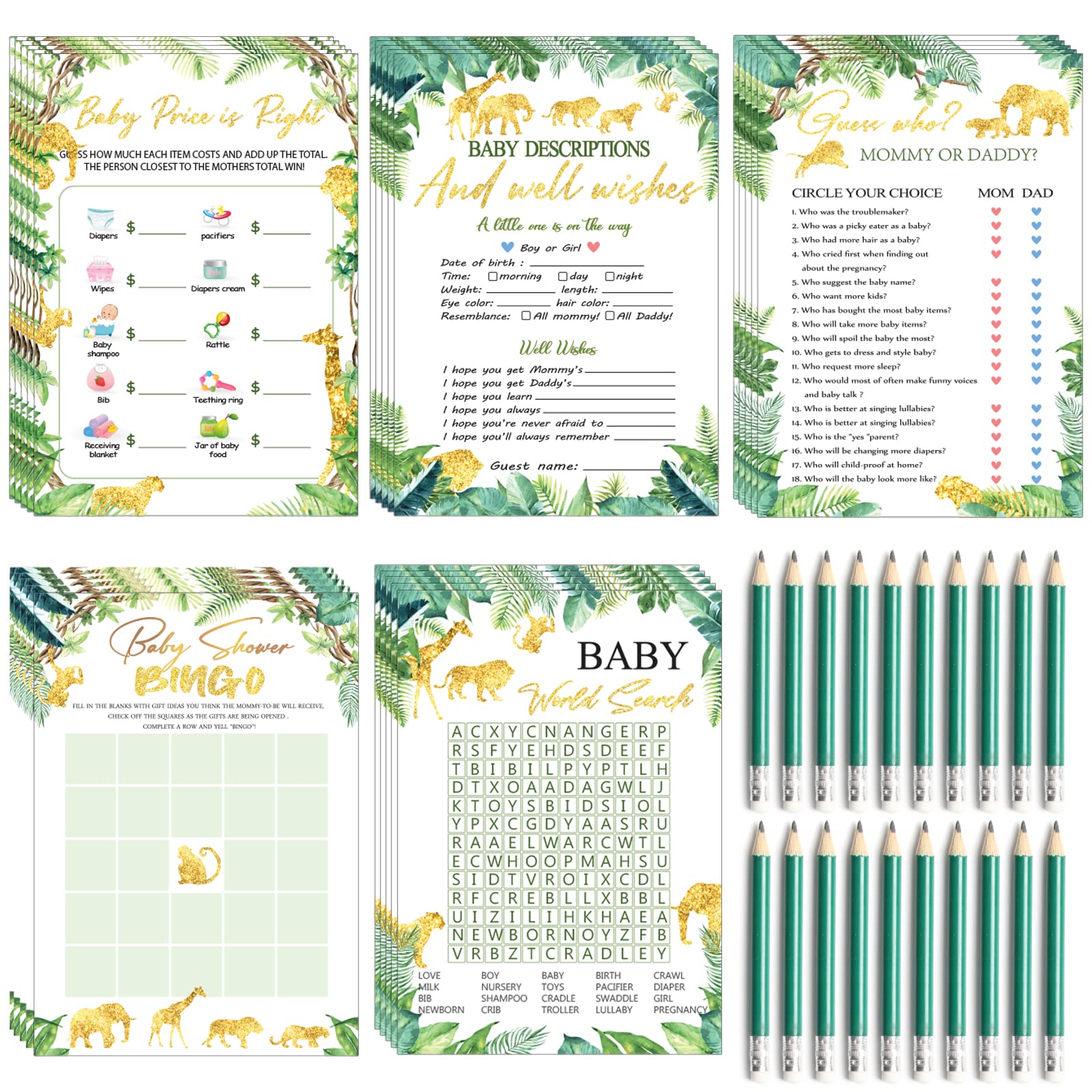 Jungle Safari Baby Shower Games Jungle & Safari Themed Baby Shower