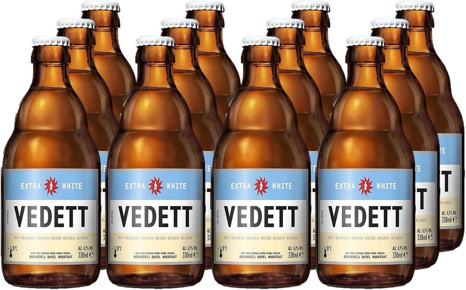Vedett White Lager, 12 x 330 ml : Amazon.co.uk: Grocery
