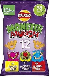 Walkers Monster Munch Variety Snacks, 12 x 20g : Amazon.co.uk: Grocery
