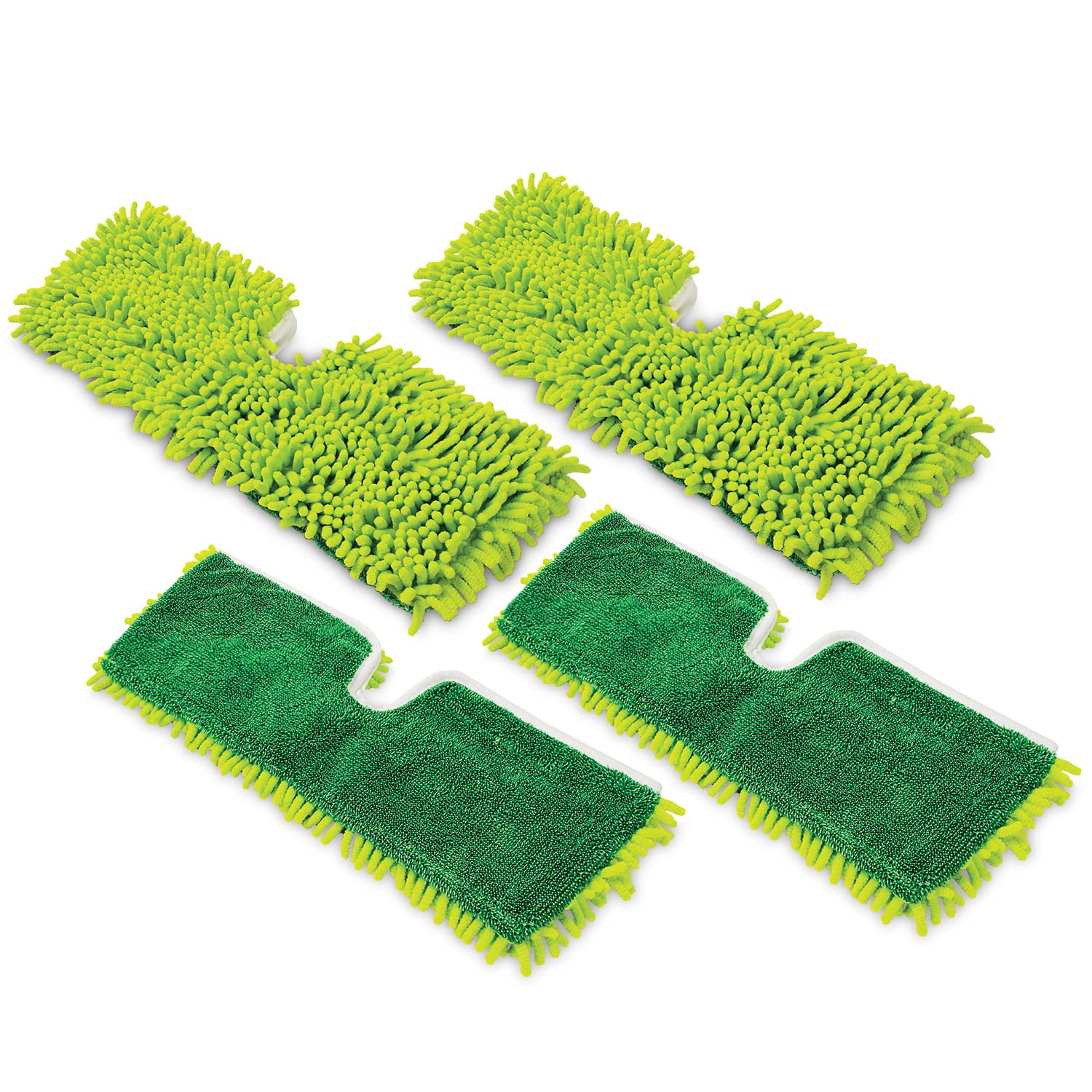 Amazon.com: 2-Sided Microfiber Mop Refill Case of 4,Green : Health ...