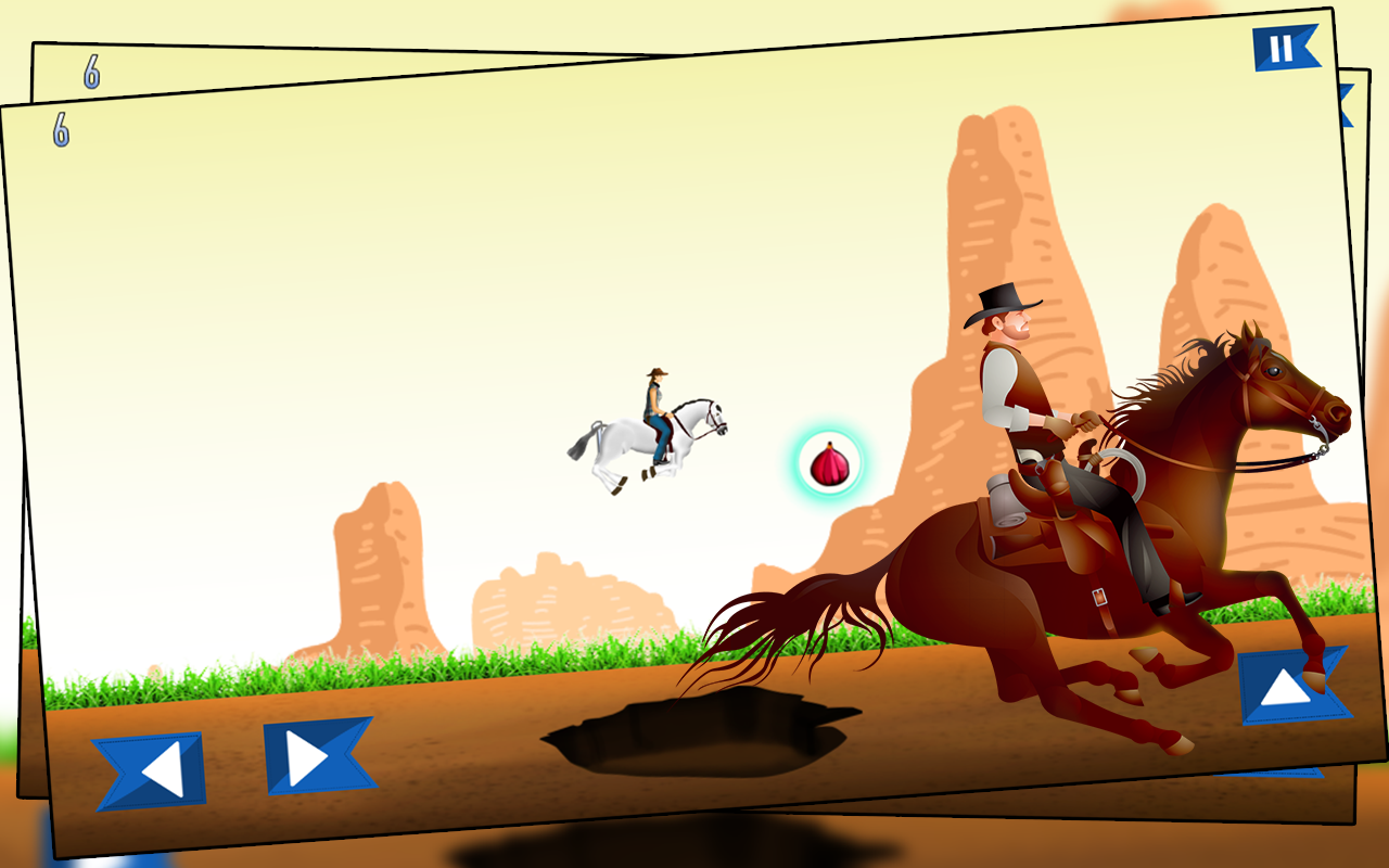 Cowboy Horseback Riding Obstacle Second Race : The western horse ...