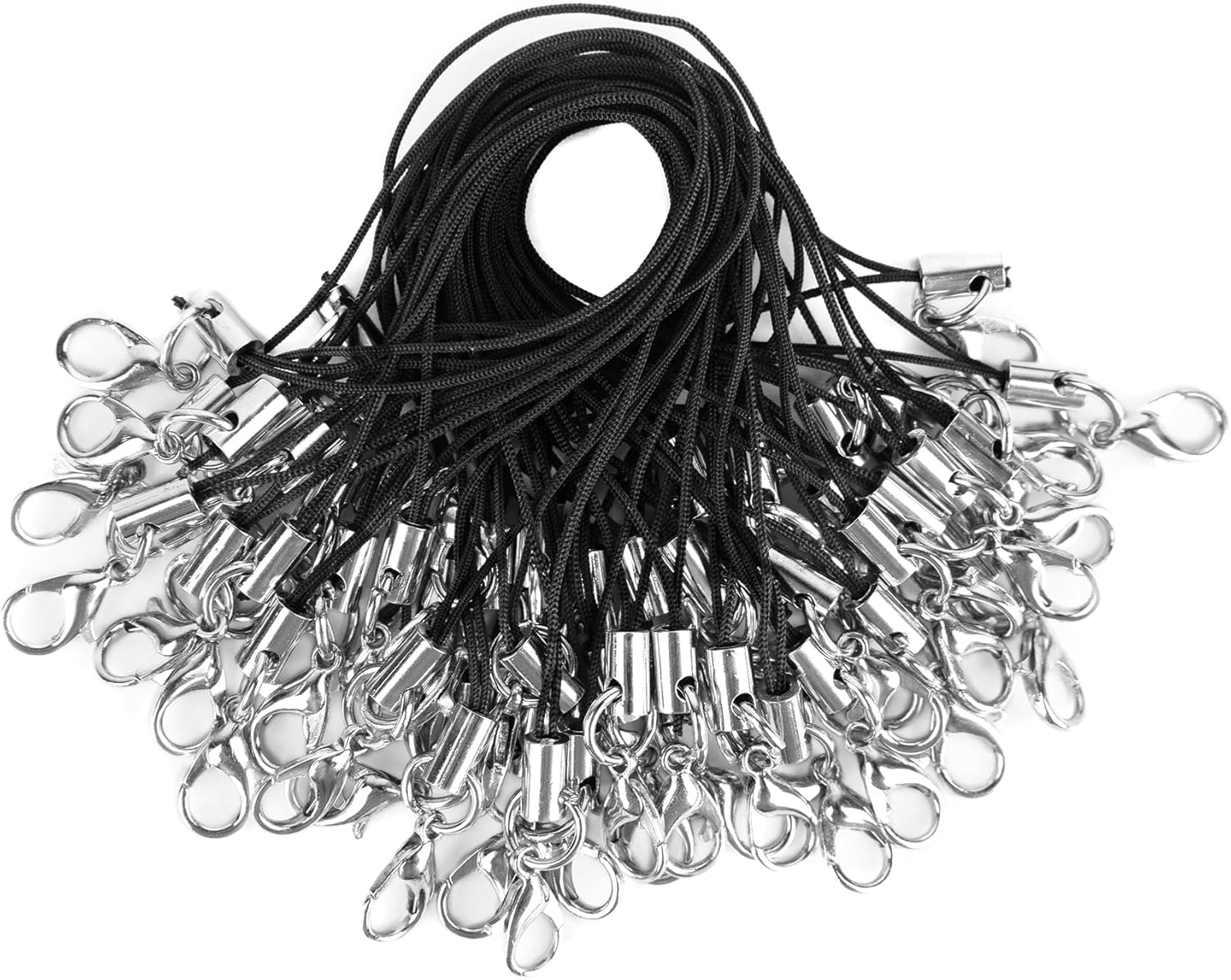 Amazon.com: AUEAR, 50 Pack Strap Charm Cords Lobster Clasp Lariat ...
