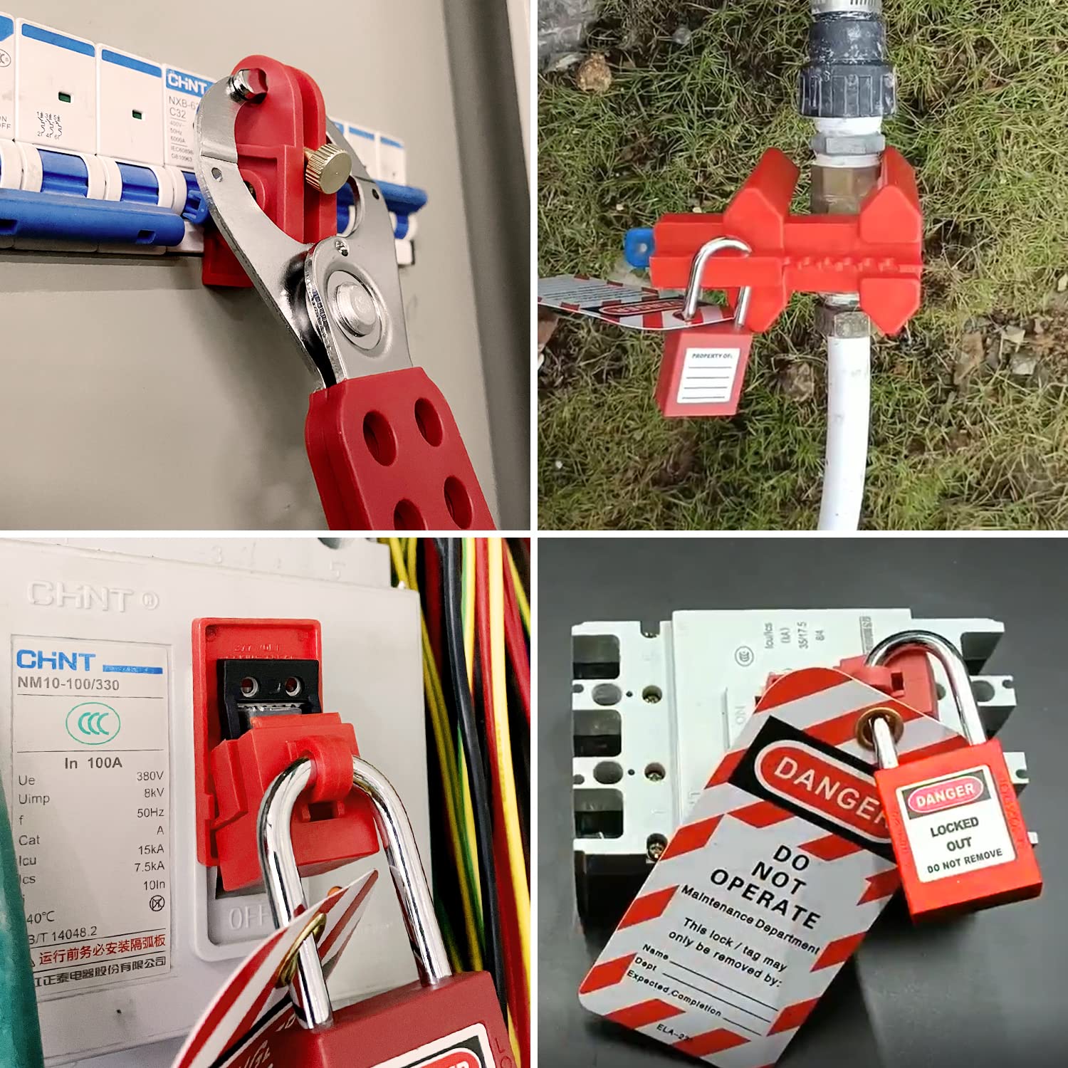 Buy SAFBY Lockout Tagout Kit Electrical Loto - Clamp-On Circuit Breaker ...