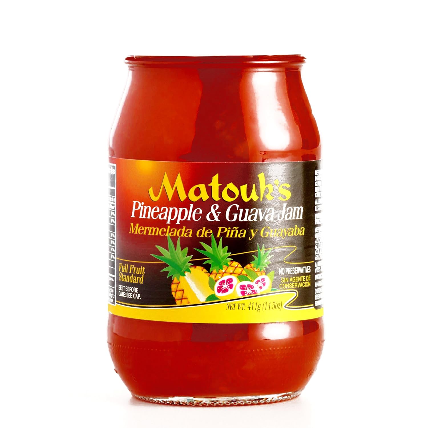 Amazon.com: Matouk's Guava and Pineapple Jam 14.5 oz each (1 Item Per ...