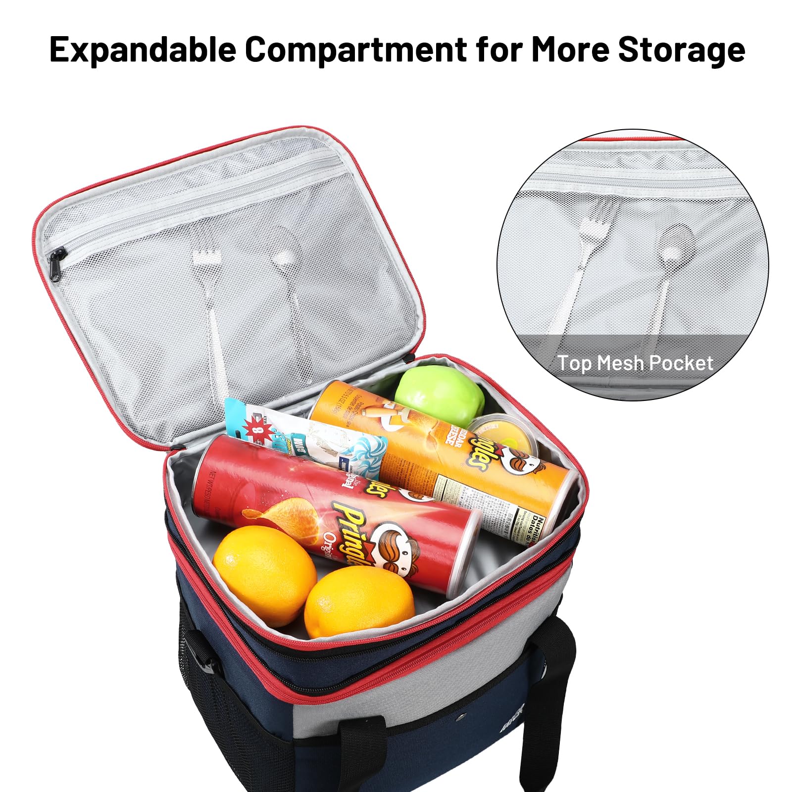 Snapklik.com : MIER Large Lunch Box For Men Insulated Big Lunchbox ...