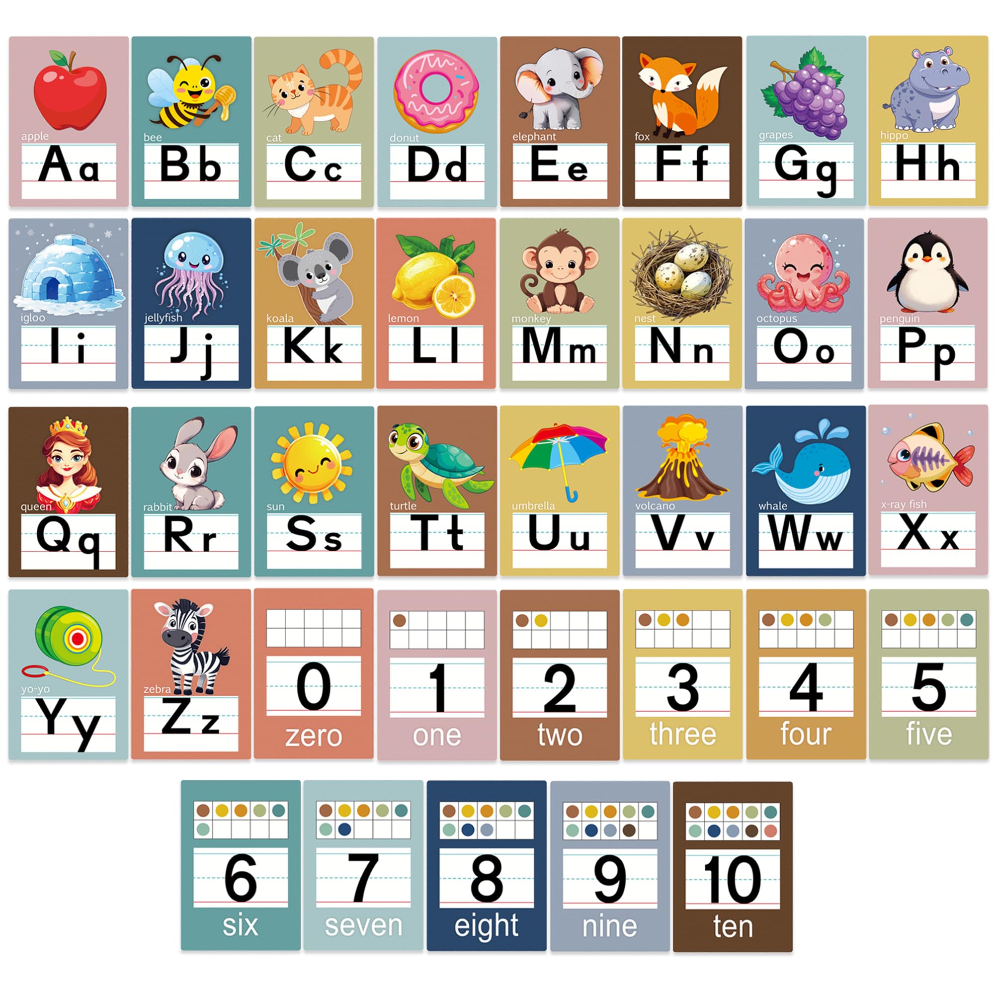 Snapklik.com : Alphabet Letters For Wall - ABC Alphabet Poster ...