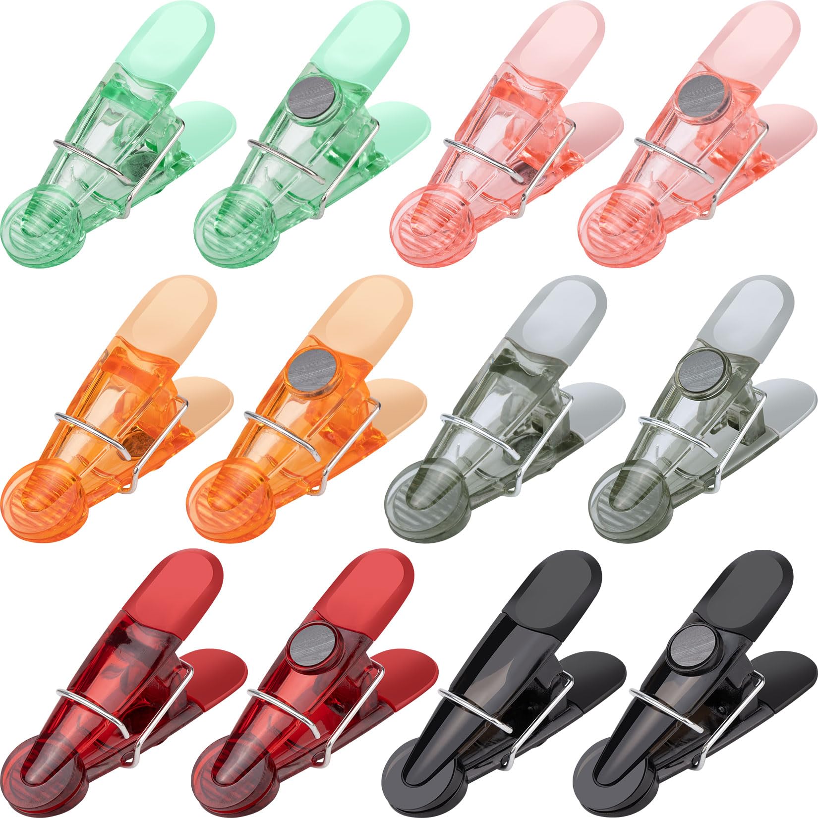 Amazon.com : VNDUEEY Chip Clips, 12 Pack Magnetic Bag Clips, Strong ...