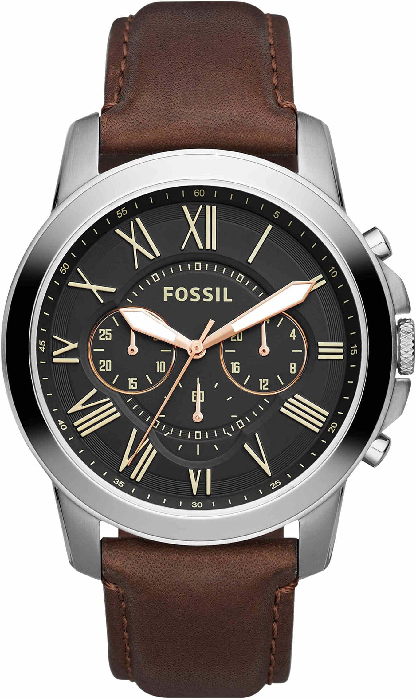 Fossil 48Mm Flynn Analog Black Dial Men's Watch-BQ2261 : Amazon.in: Fashion