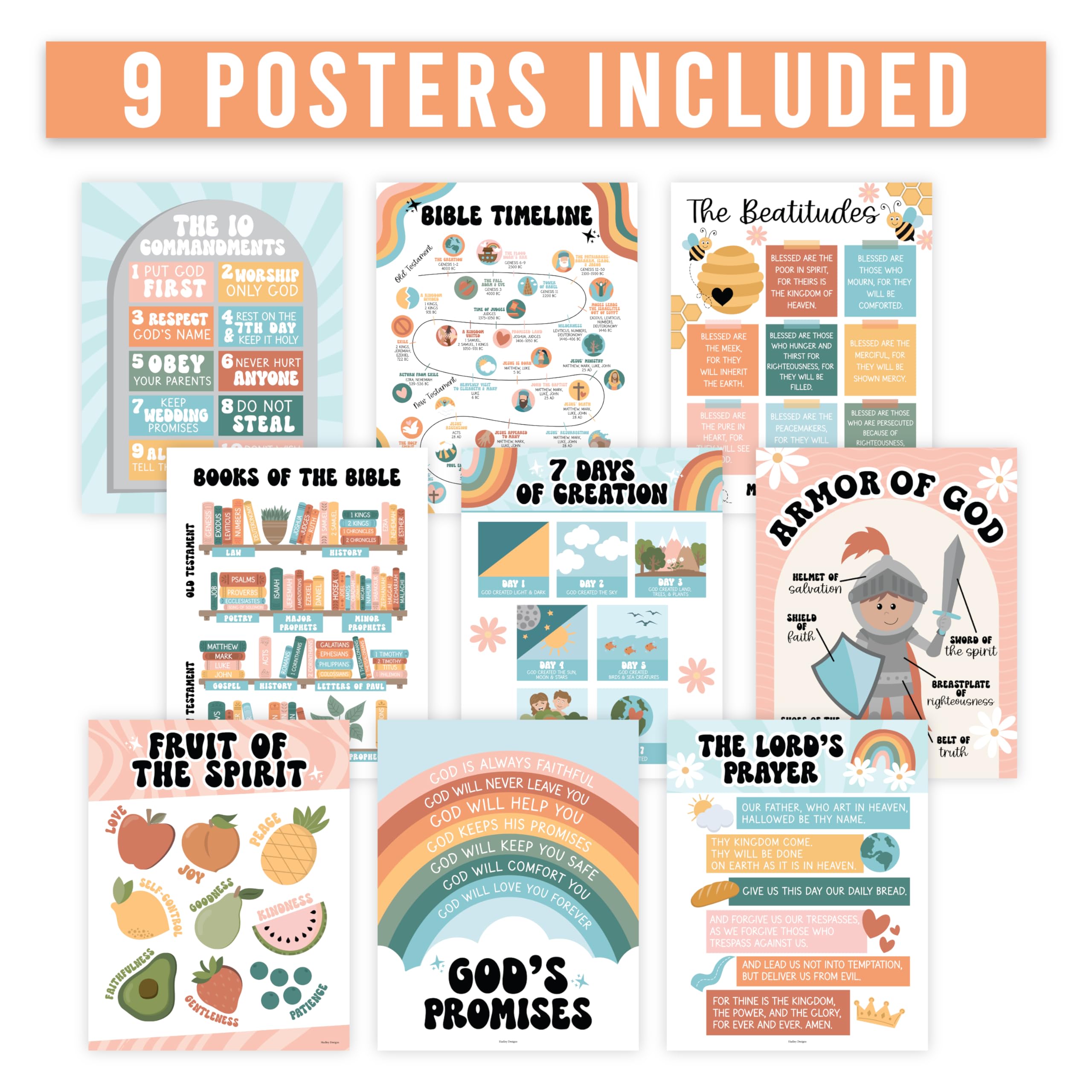 Snapklik.com : 9 Retro Sunday School Decorations For Classroom - Sunday ...