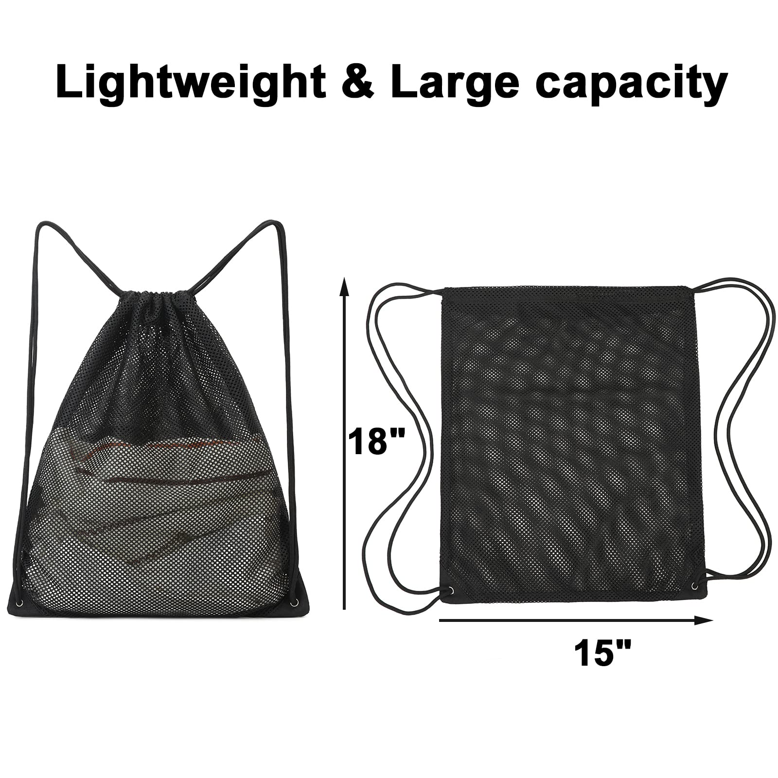 Snapklik.com : Bluboon Mesh Backpack For Girls Kids See Through School ...