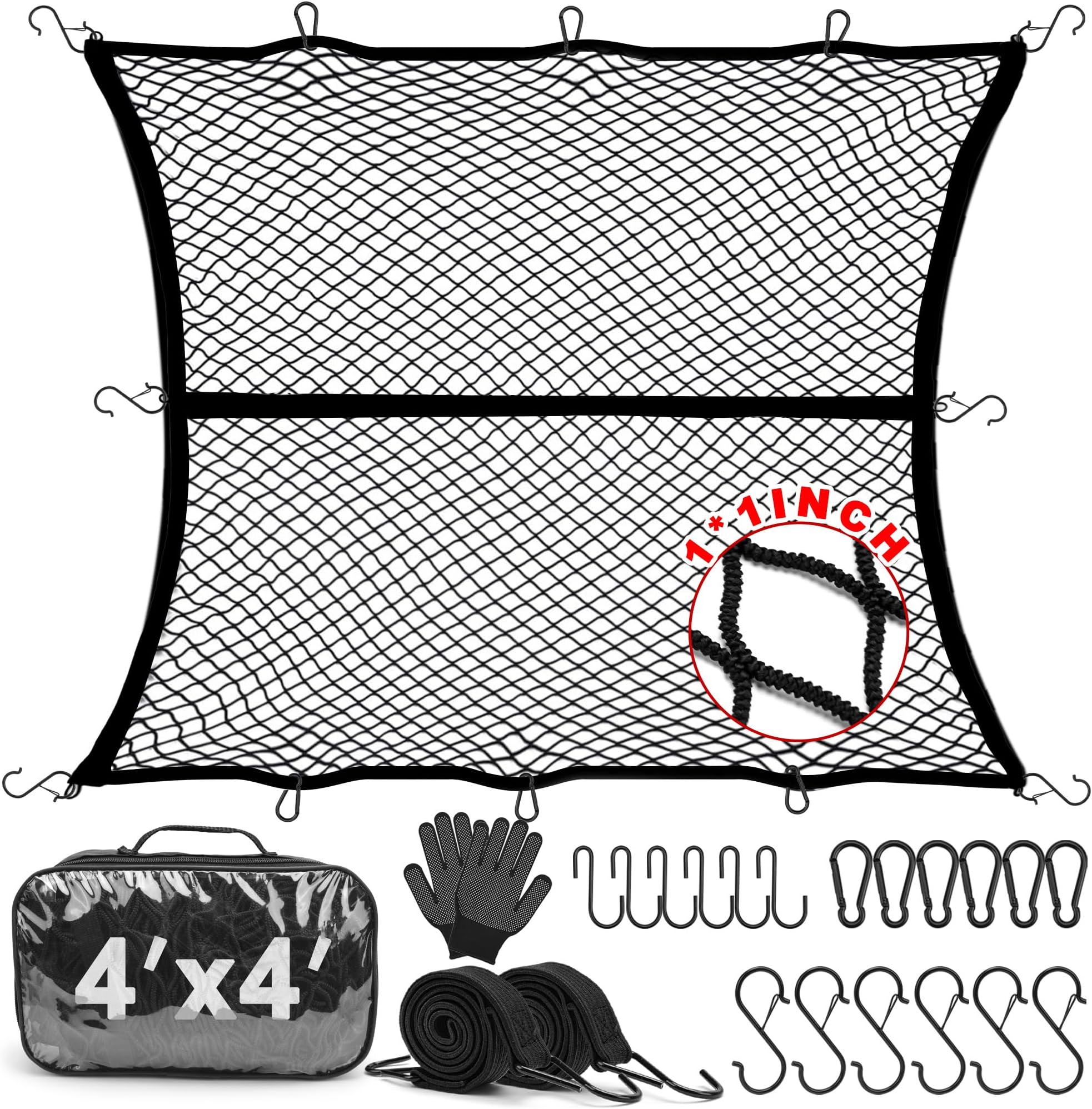 Amazon.com: GETLMUL Cargo Net for Pickup Truck Bed - Truck Bed Net for ...