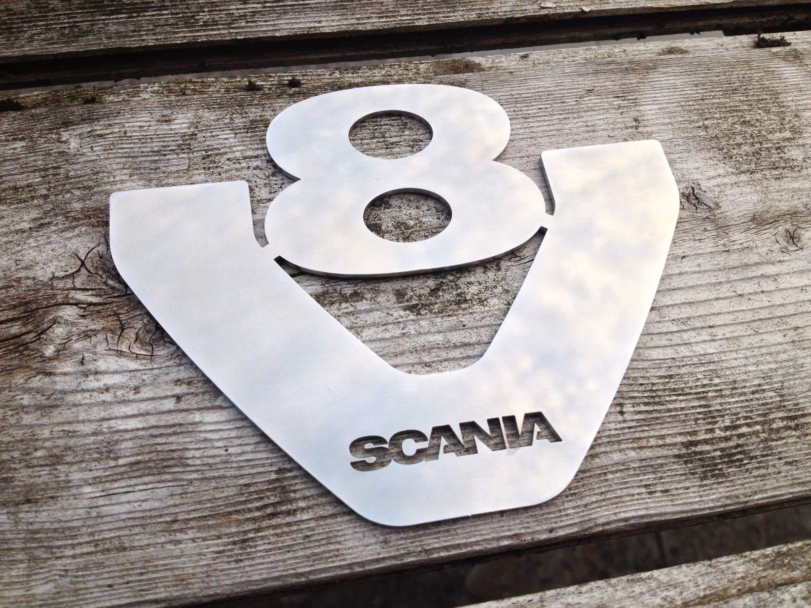 V8 Scania Logo Sticker GRIFONE + SCANIA V8 Sx | King Truck.com
