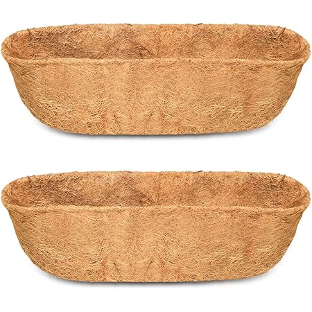 Amazon.com: 24" Coco Liners for Traditional Window Boxes, Set of 2 ...