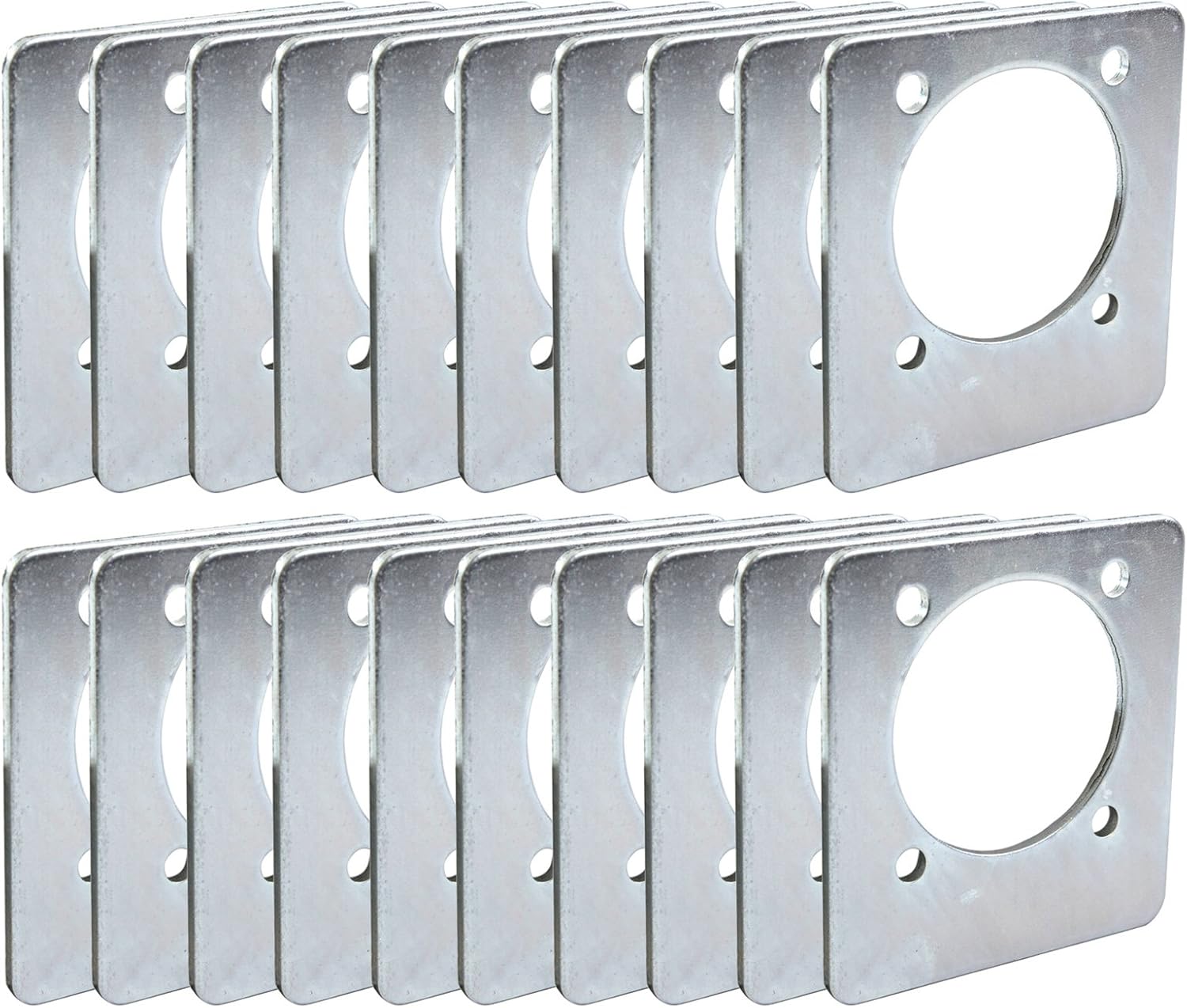 Amazon.com: 20) Backing Plate Mounting Plates for D Ring Plate Tie Down ...