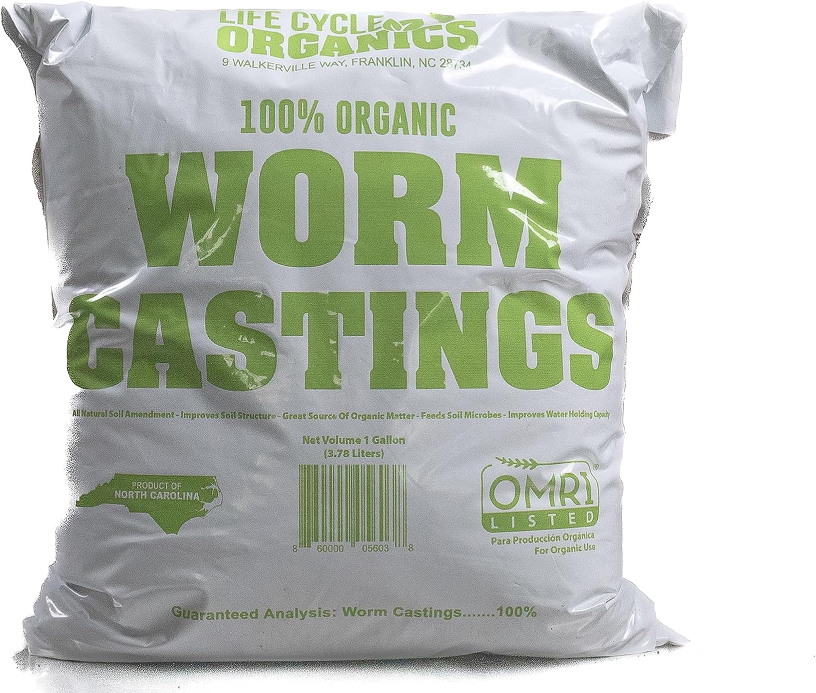 Amazon.com : Urban Worm Company Worm Castings - 4 Quart/4.8lbs : Patio ...