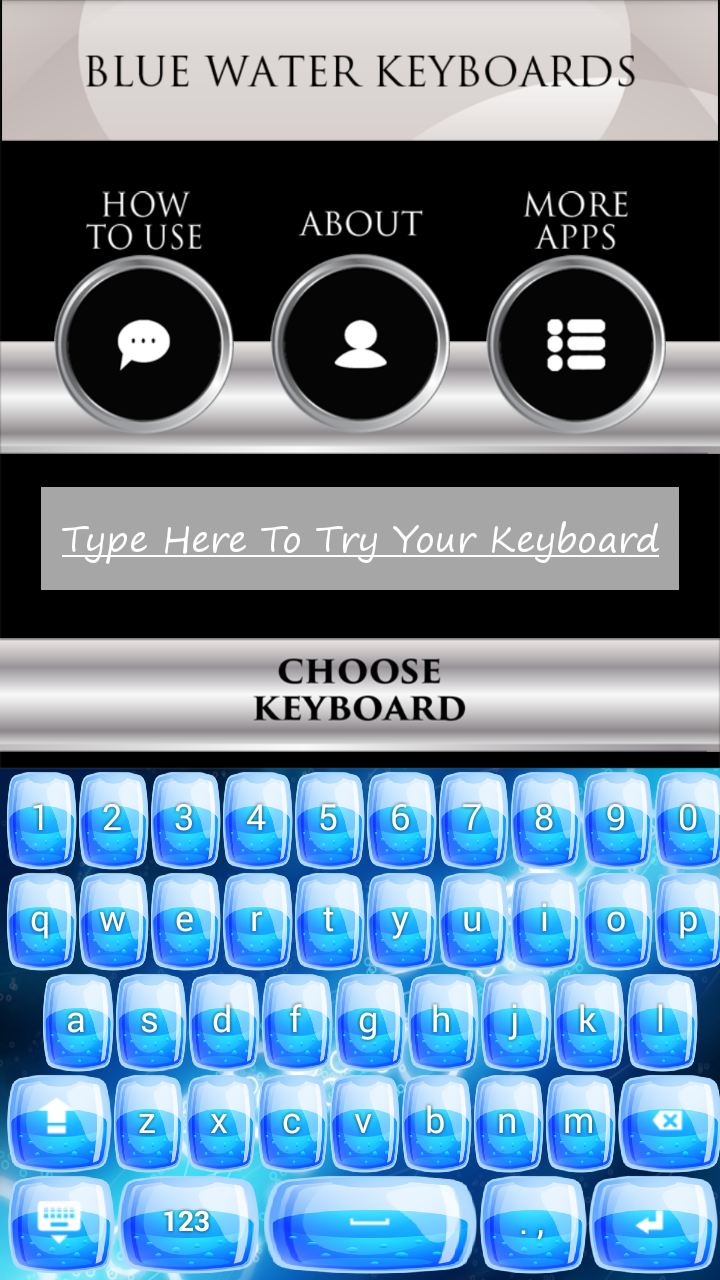 Blue Water Keyboards:Amazon.com:Appstore for Android