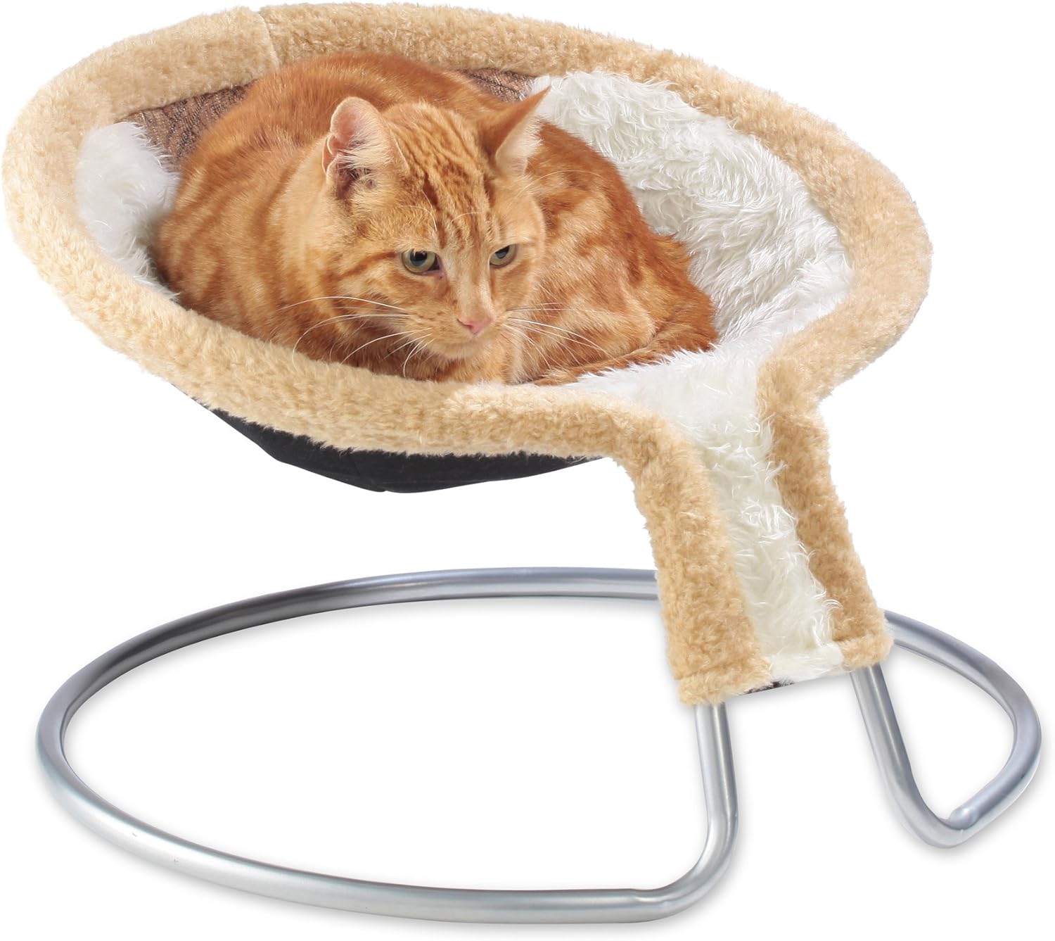 Cleo Deluxe Cat bed - Cat Napper Chair Bed - Brown Diamond Insert ...