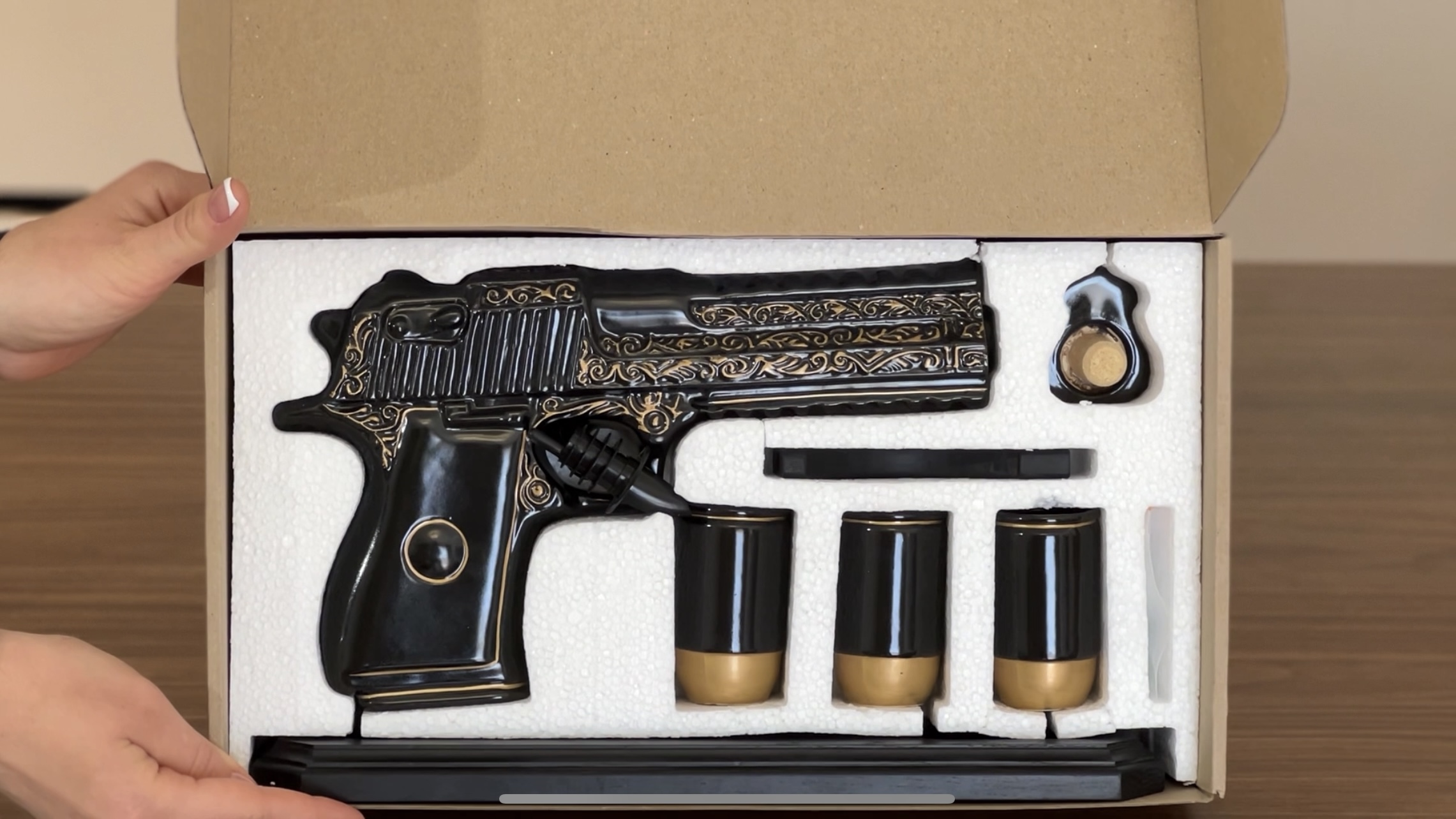 Watch Gun Decanter Tequila Liquor Whiskey Decanter Sets for Men on ...