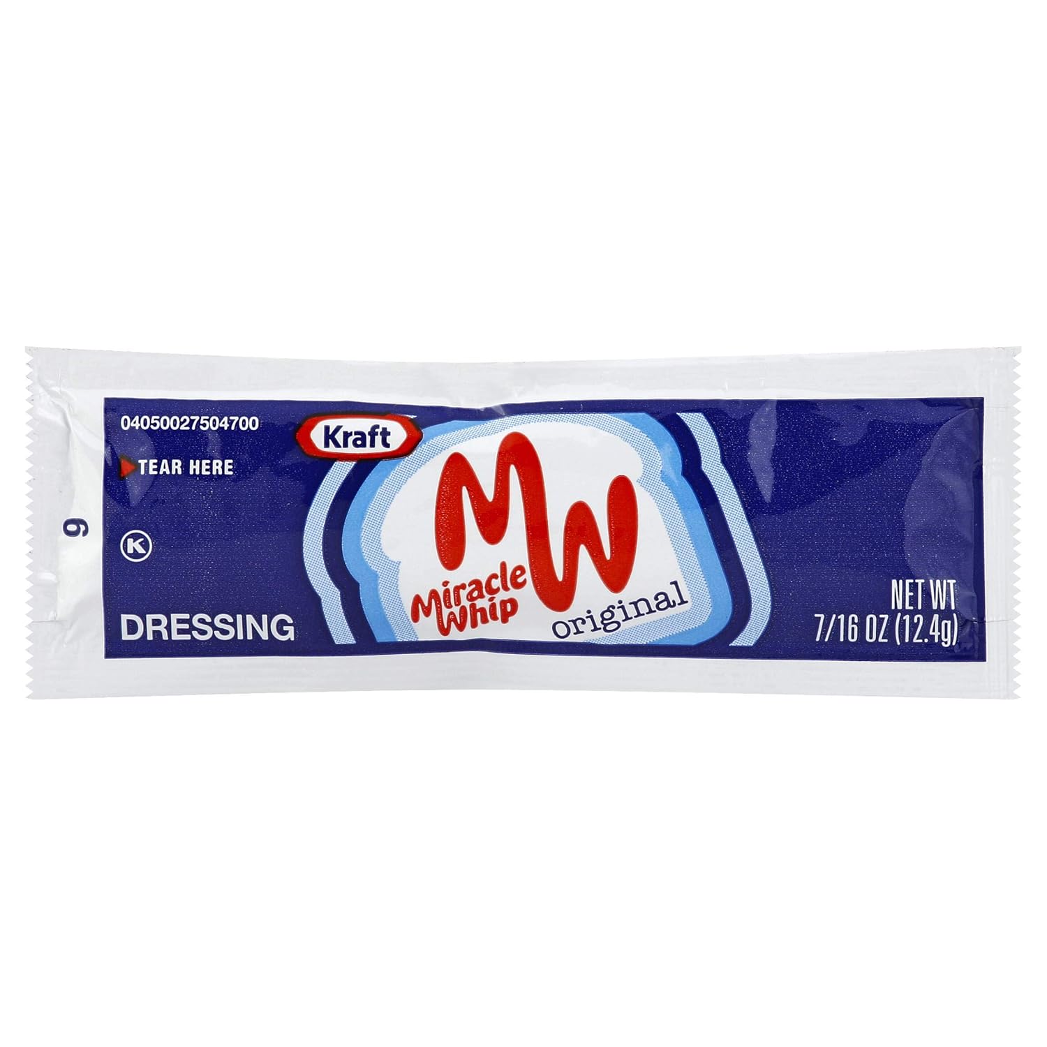 Amazon.com : Miracle Whip Dressing Packets - 200 Case 7/16 Ounce ...