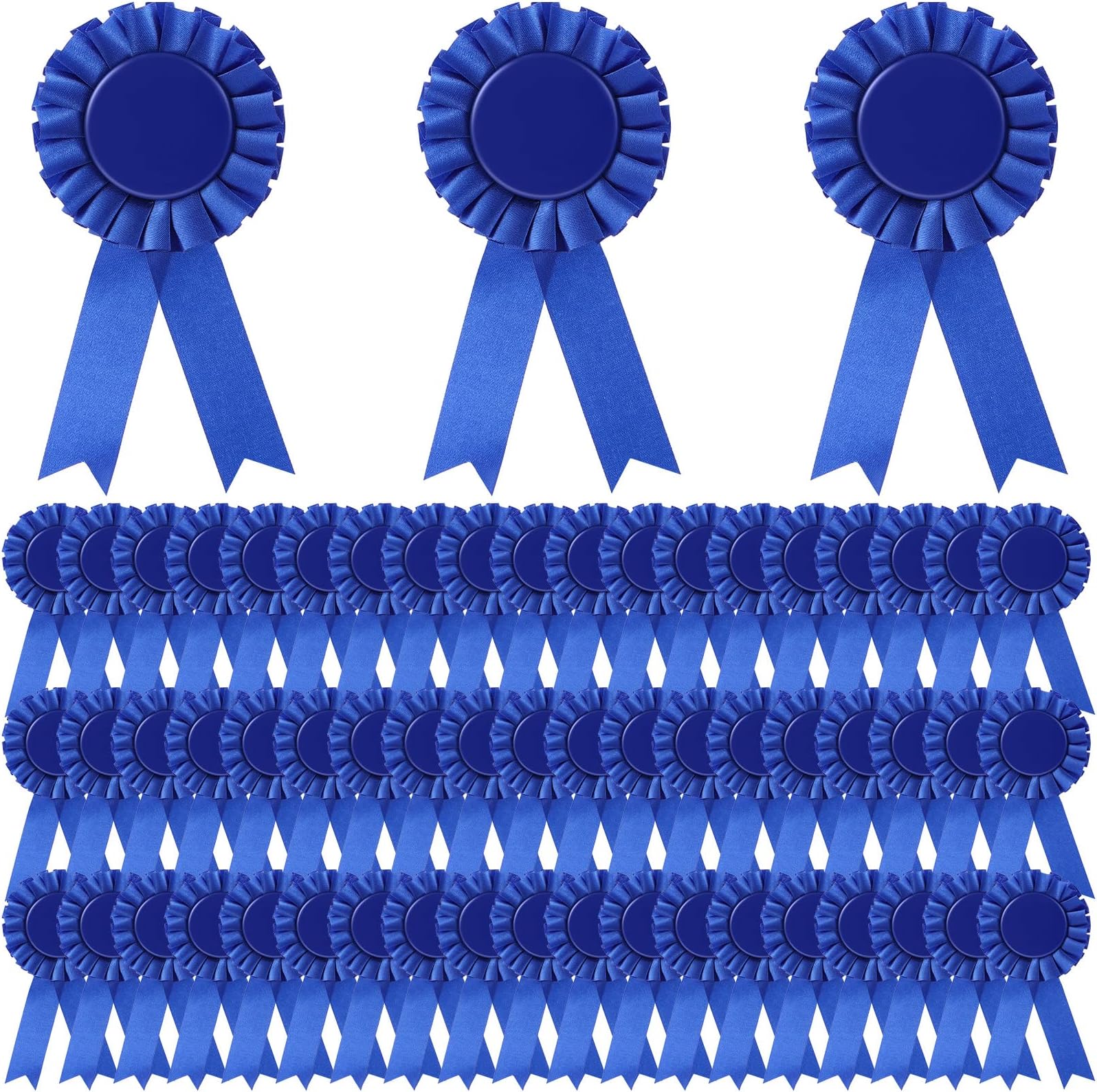 Amazon.com : 60 Pcs Award Ribbons, 1st, 2nd, 3rd Place Rosette Ribbon ...