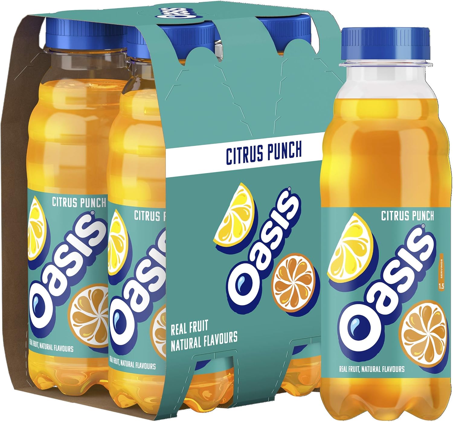 Oasis Citrus Punch Fruit Juice, 4 x 375ml : Amazon.co.uk: Grocery