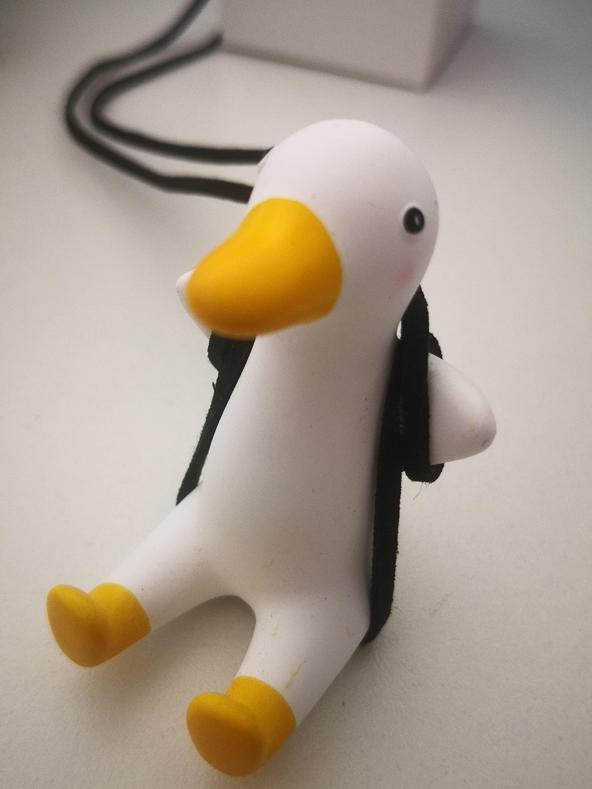 Amazon.com: Cute Duck Car Swinging Ornament, Car Decoration, Mirror ...