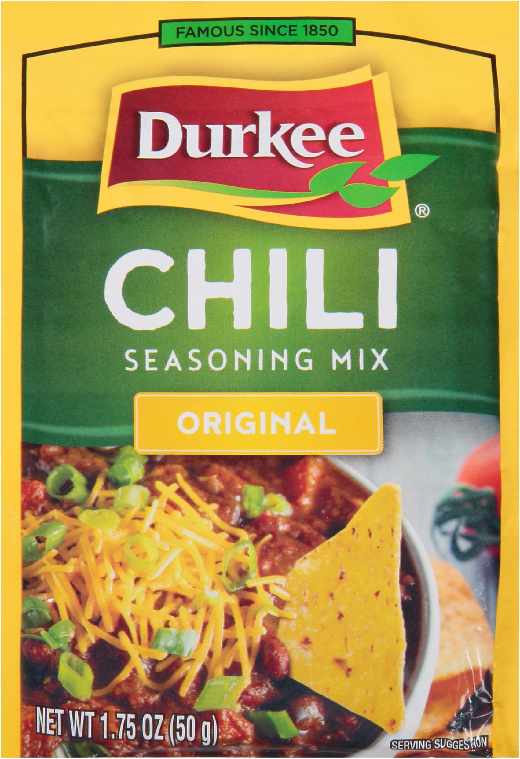 Amazon.com : Durkee Chili Seasoning Mix, 1.75 Ounce Packets (Pack of 12 ...