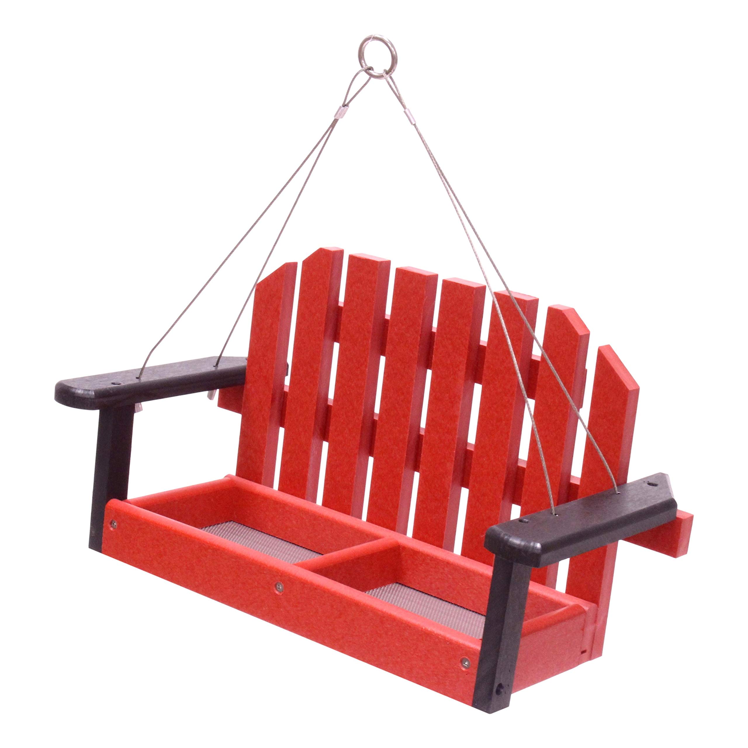 Snapklik.com : AmishToyBox Porch Swing Bird Feeder, Eco-Friendly Poly ...