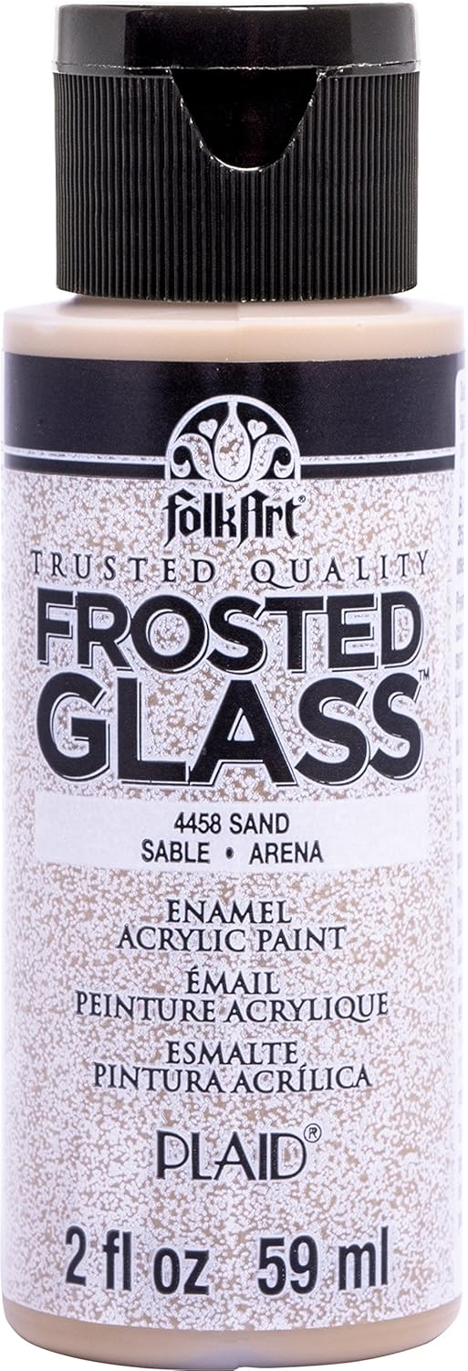 Amazon.com: FolkArt 4458 Frosted Sand Enamel Paint, 2 Fl Oz (Pack of 1 ...