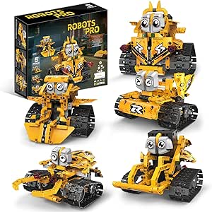 Amazon.com: building Toys for Kids, 5 in 1 Stem Toys for Boys Age 8-12, APP & Remote Control ...